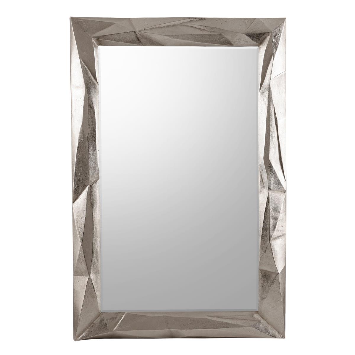 36Wx54Hx3.25D RUGA MIRROR, SILVER