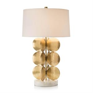 35"H AROUND IN CIRCLES TABLE LAMP