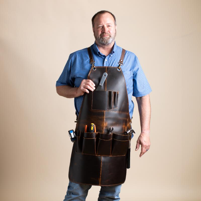 Jane Marie Wholesale | Bull Leather Work Apron | OneCoast