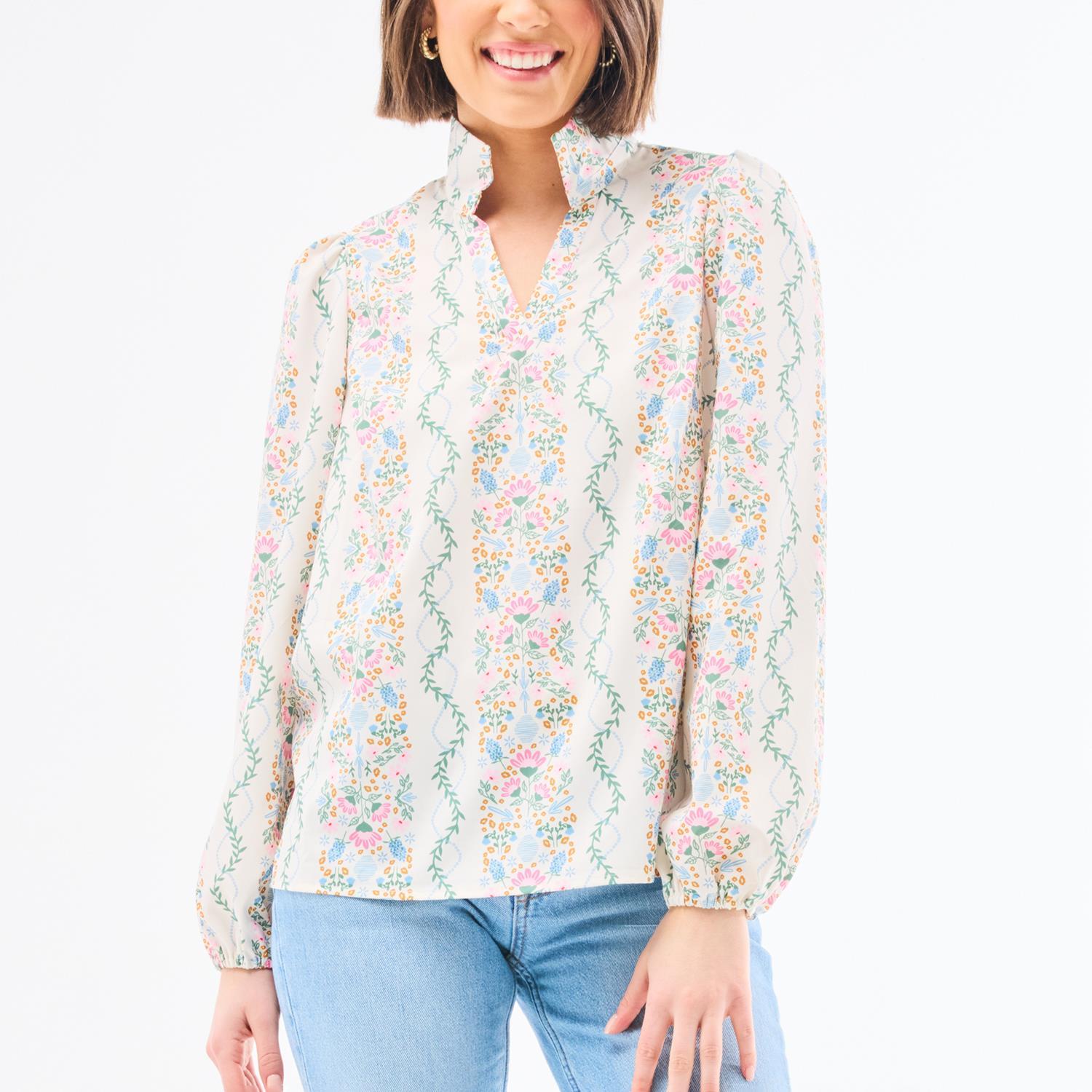 Top Kayla Ivy Lane Ivory XS