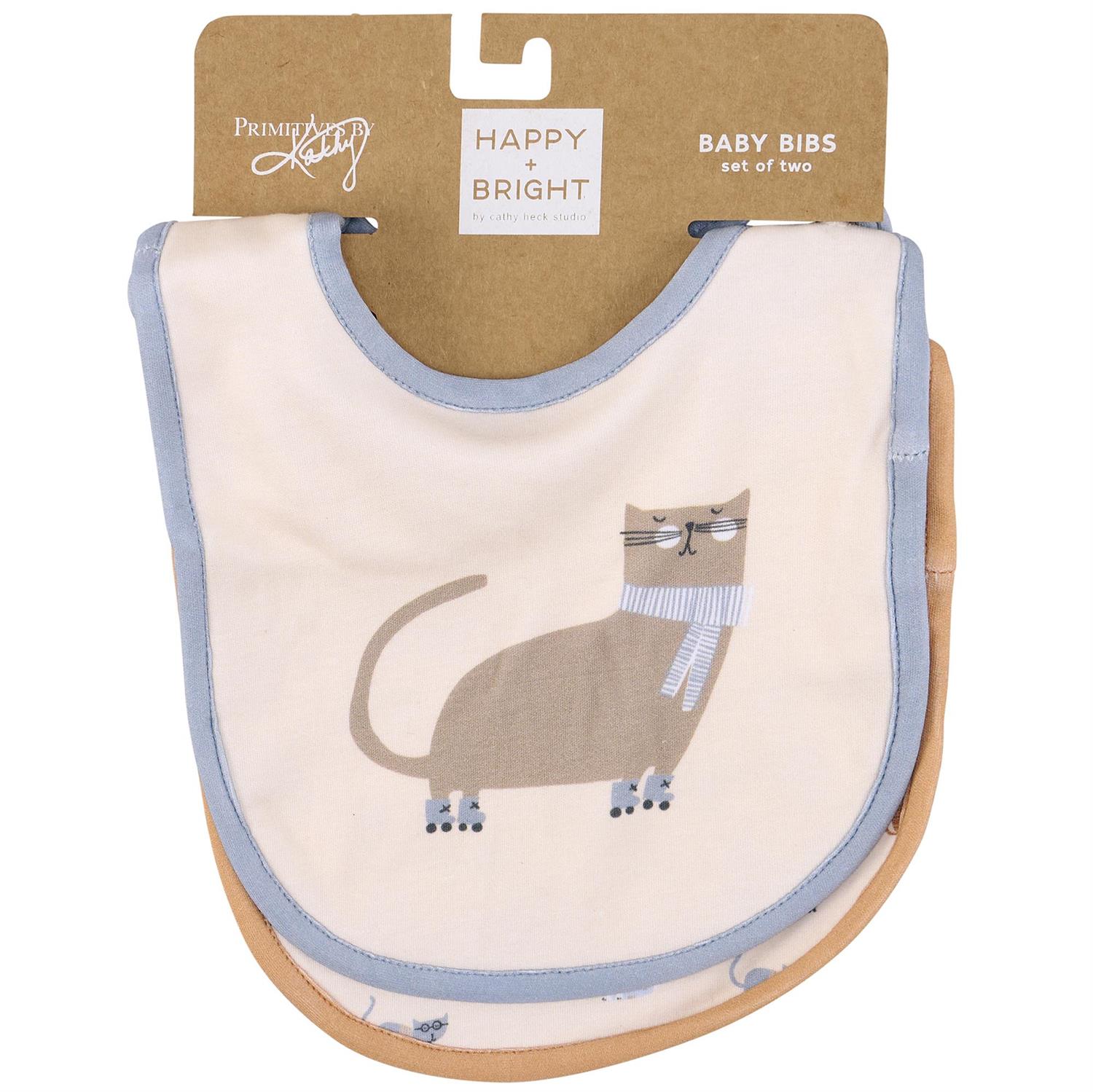 Primitives By Kathy Wholesale | Cats Bib Set | OneCoast