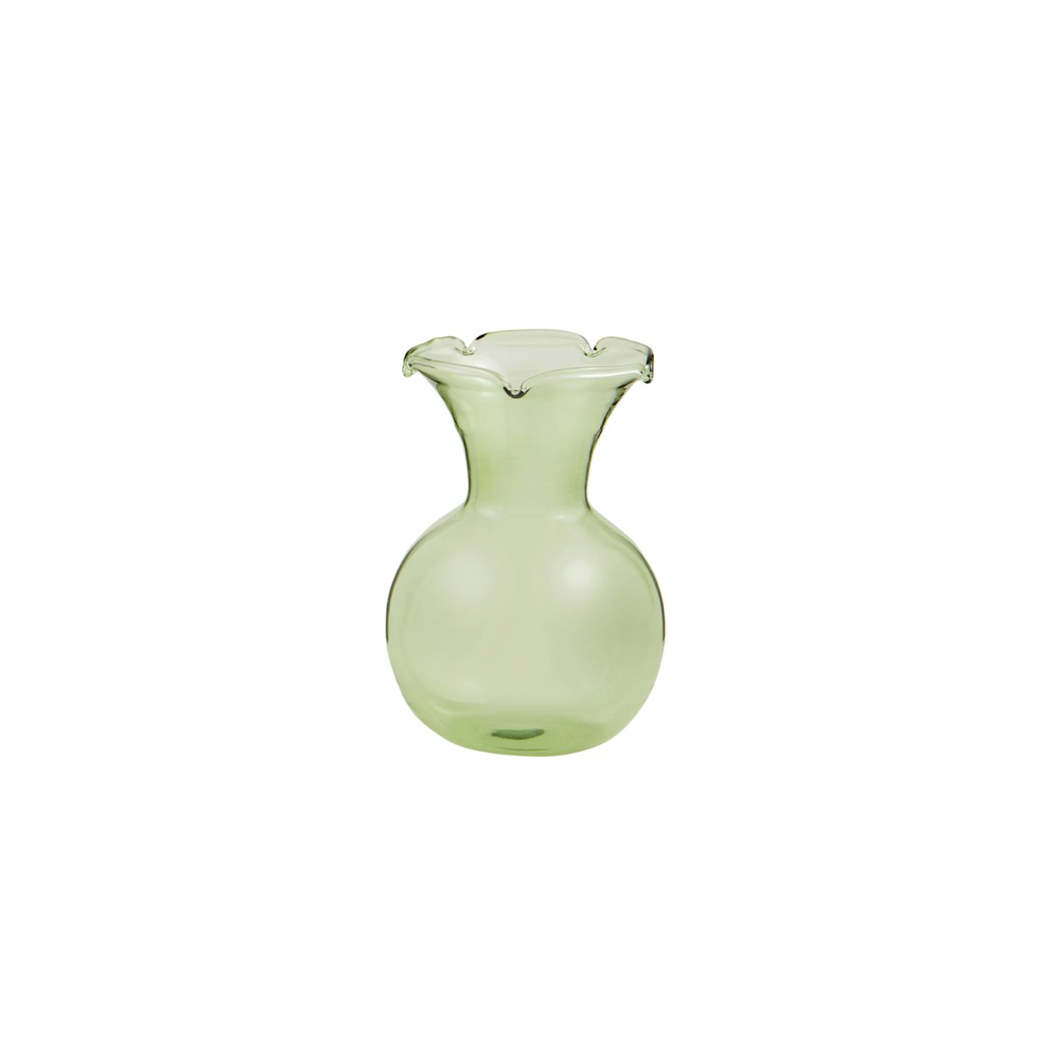 Mud Pie Wholesale | Green Botanica Ruffle Vase | OneCoast