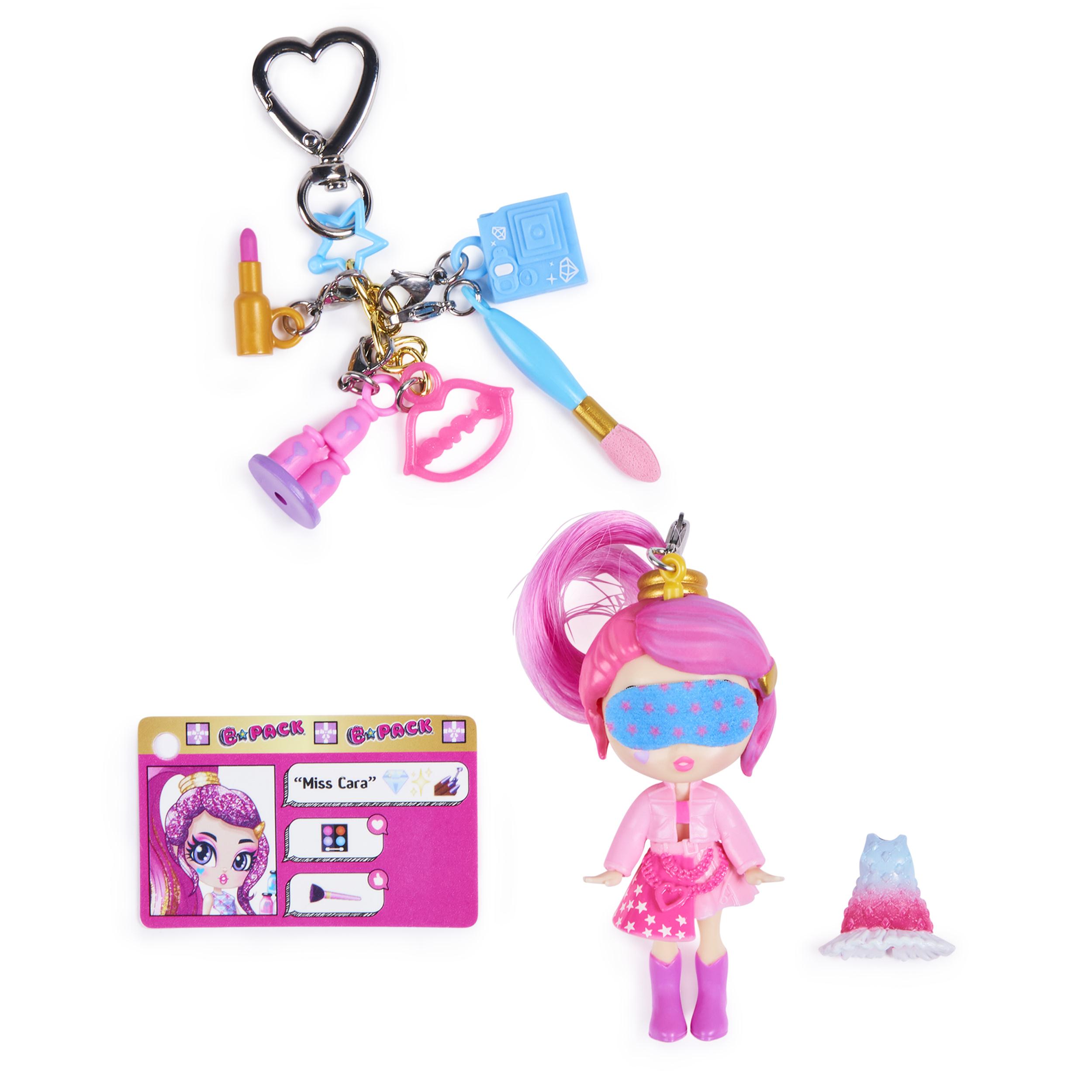 B Pack, Make-up Madness Miss Cara Deluxe Color Change Doll, Accessories ...