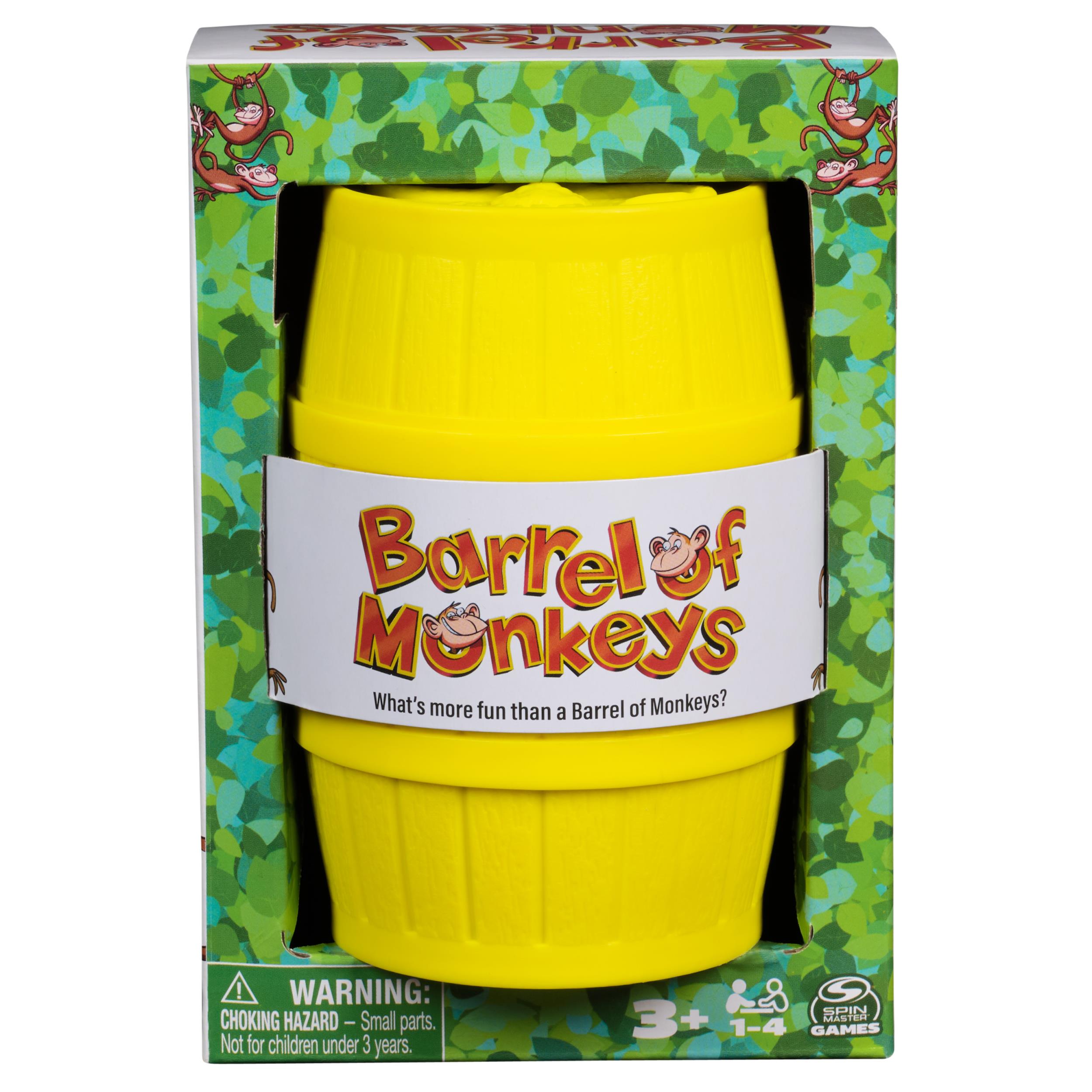 Barrel of Monkeys Retro Yellow Container