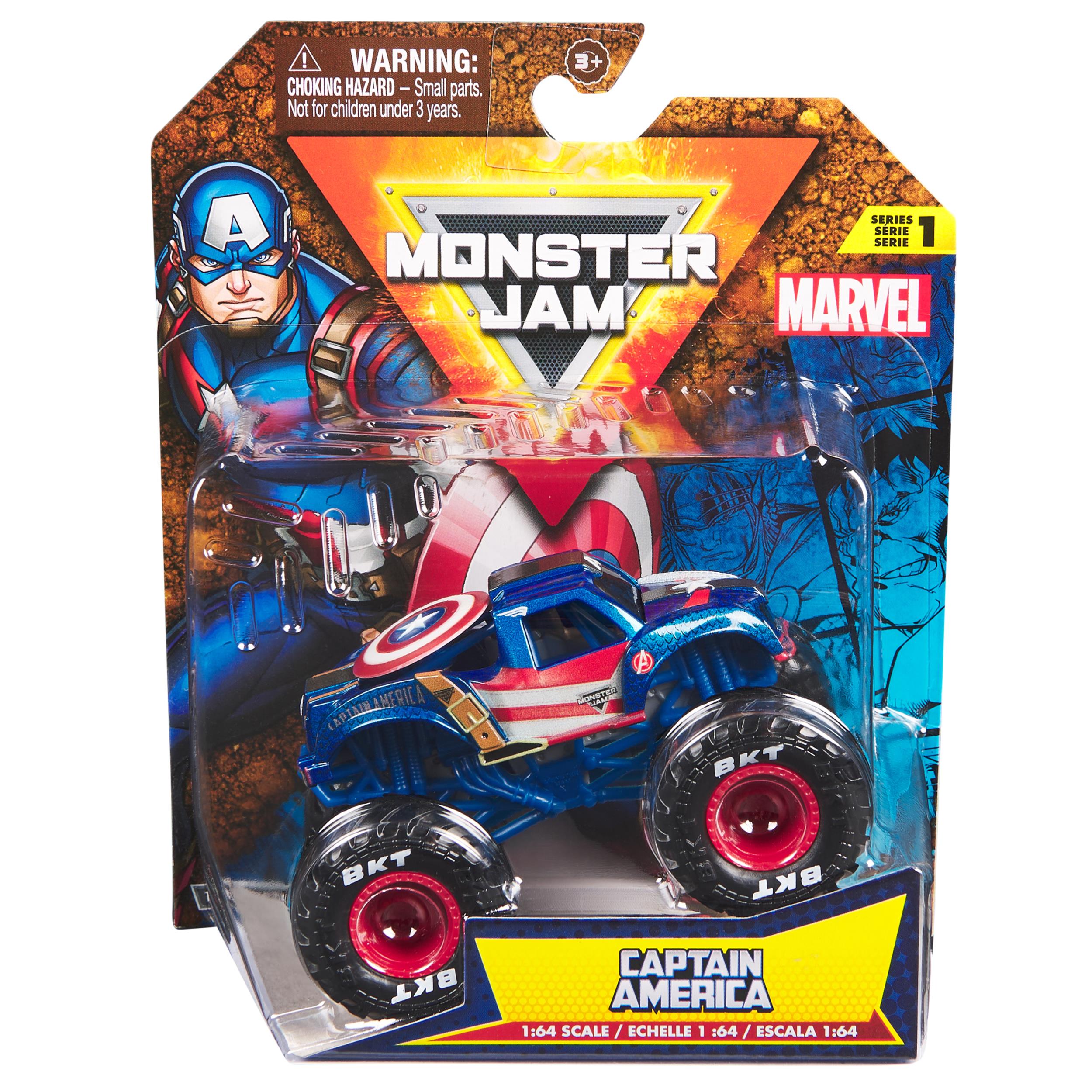 Monster Jam Toy Vehicle Truck 1to64 Marvel Assortment