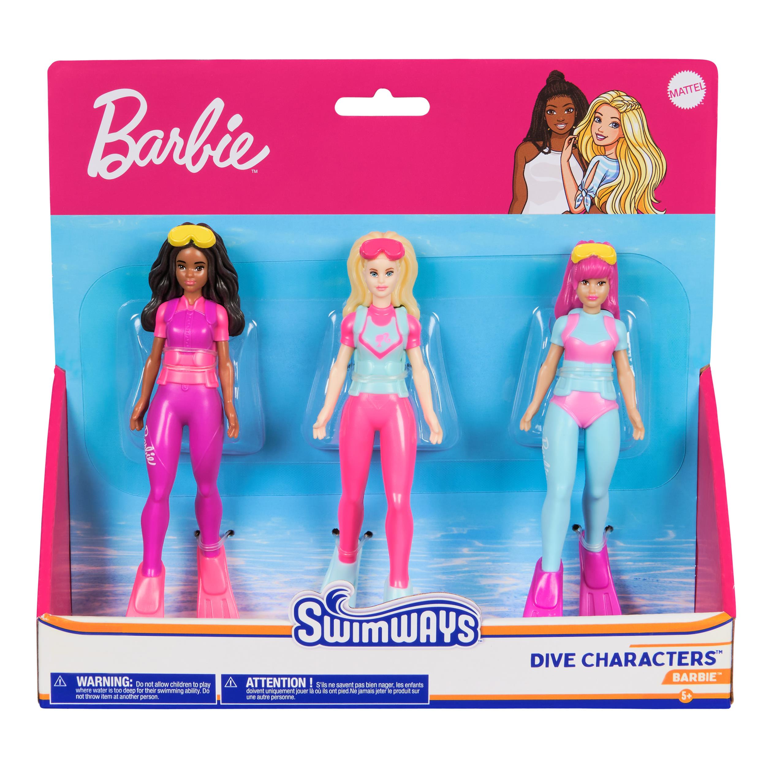 Swimways Barbie Dive Characters 3-Pack
