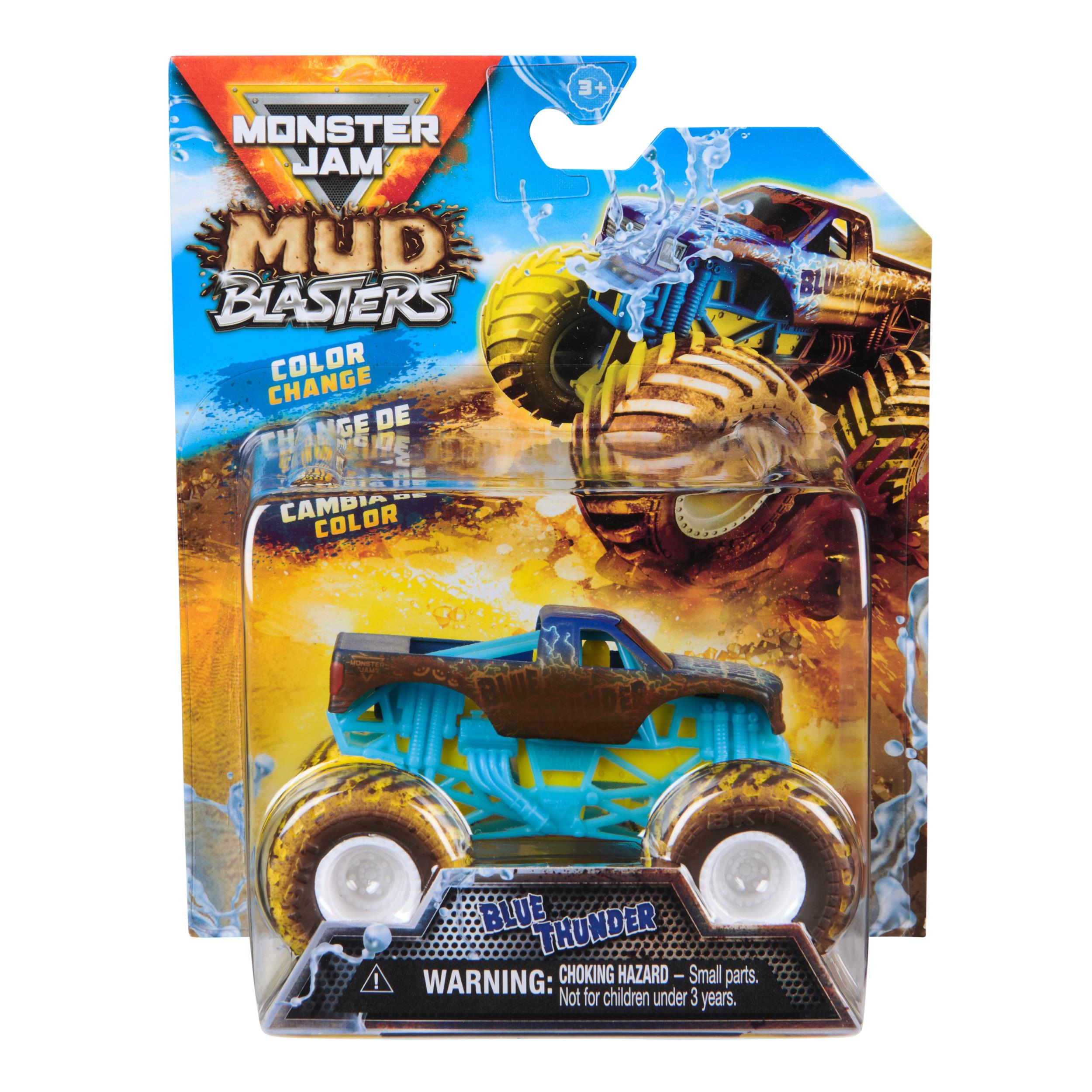 Monster Jam Mud Blasters, Color Change Monster Jam Truck, 1:64 Die Cast ...