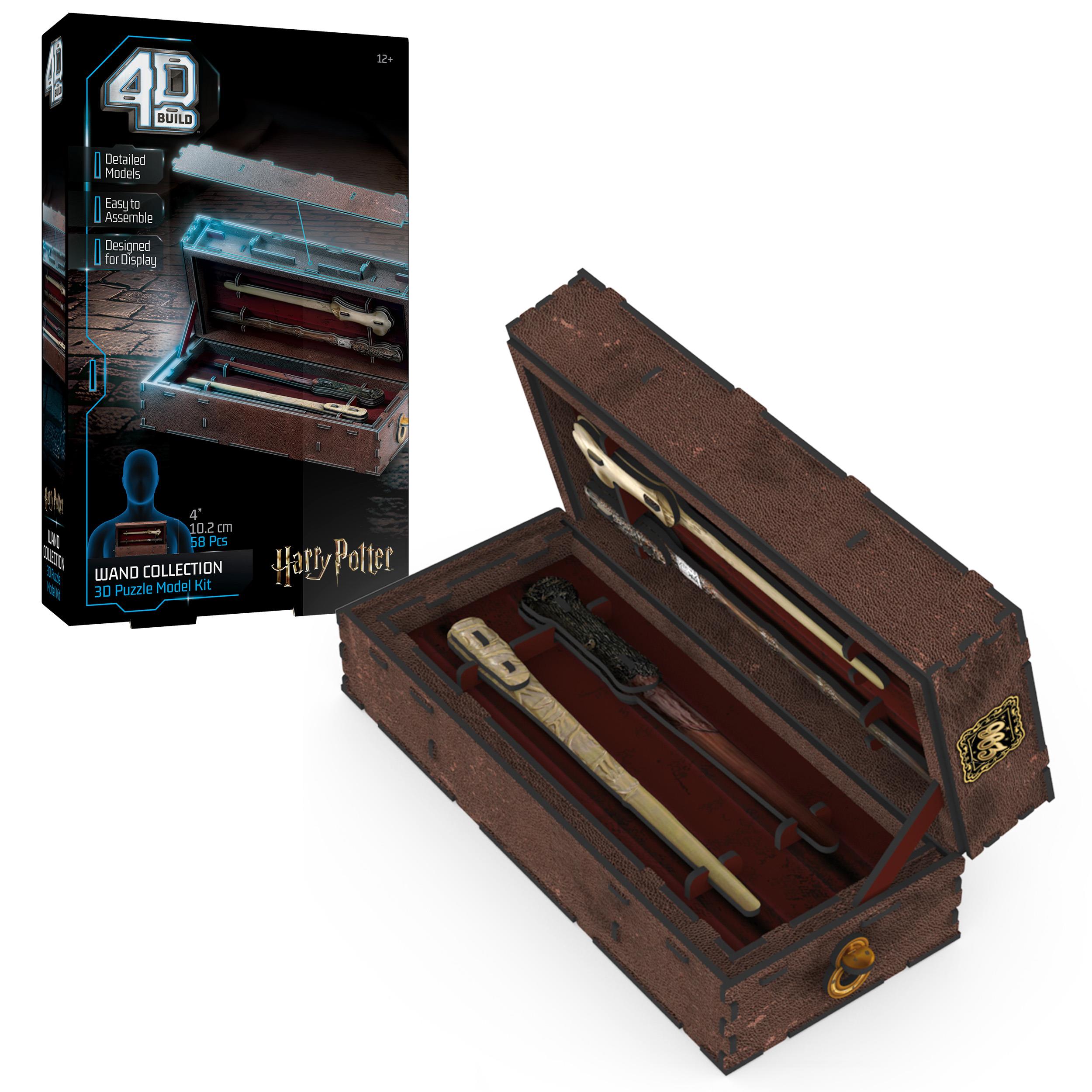 4D Build, Harry Potter 4 Wands in Case Set
