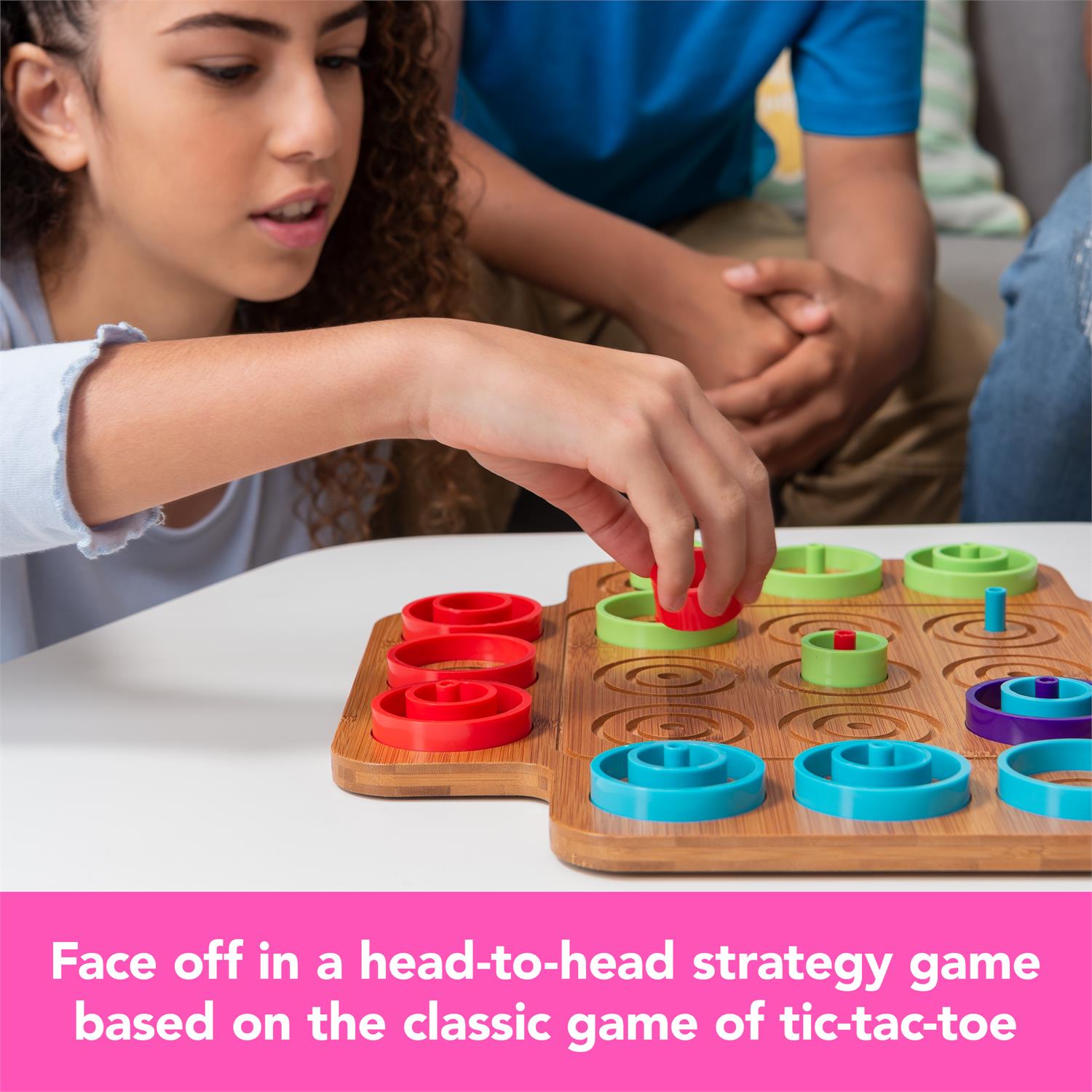 Otrio Wood Strategy-Based Board Game