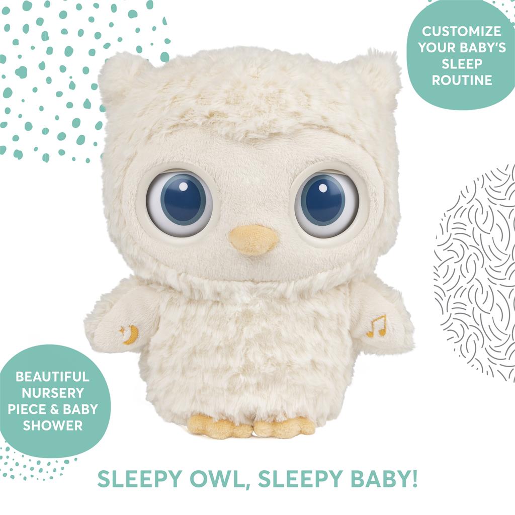 SLEEPY EYES Owl Bedtime Soother, 8 in