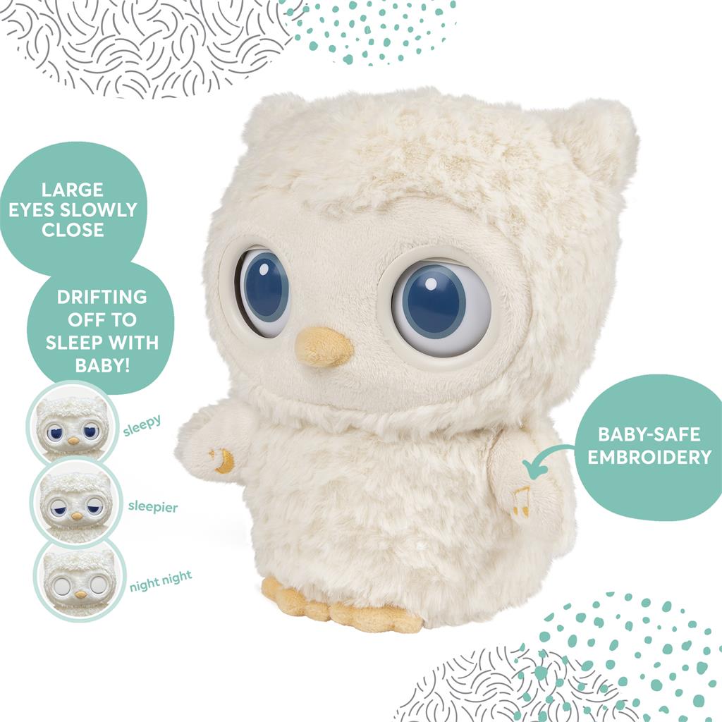 SLEEPY EYES Owl Bedtime Soother, 8 in