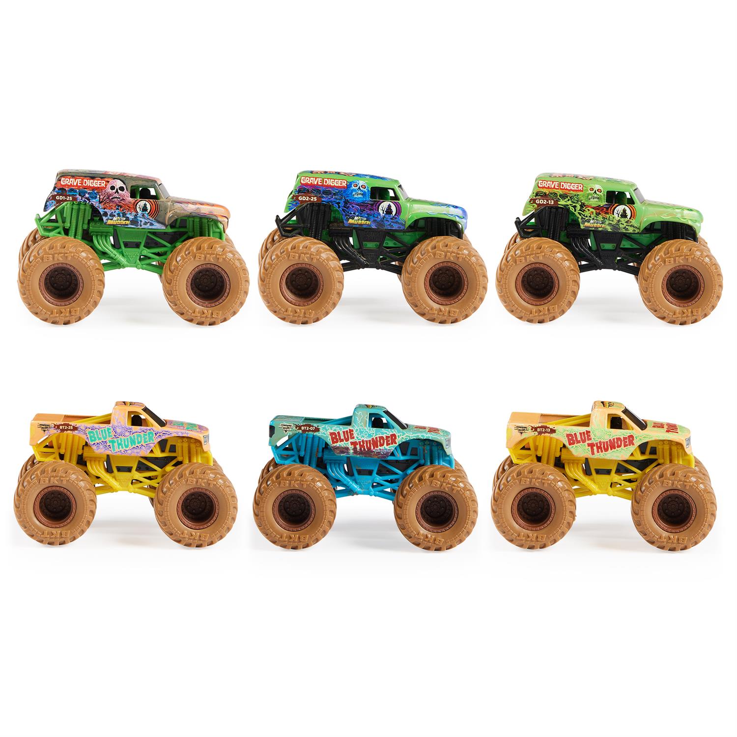 Monster Jam, Mystery Mudders, Official Die-Cast Monster Truck, Wash to ...