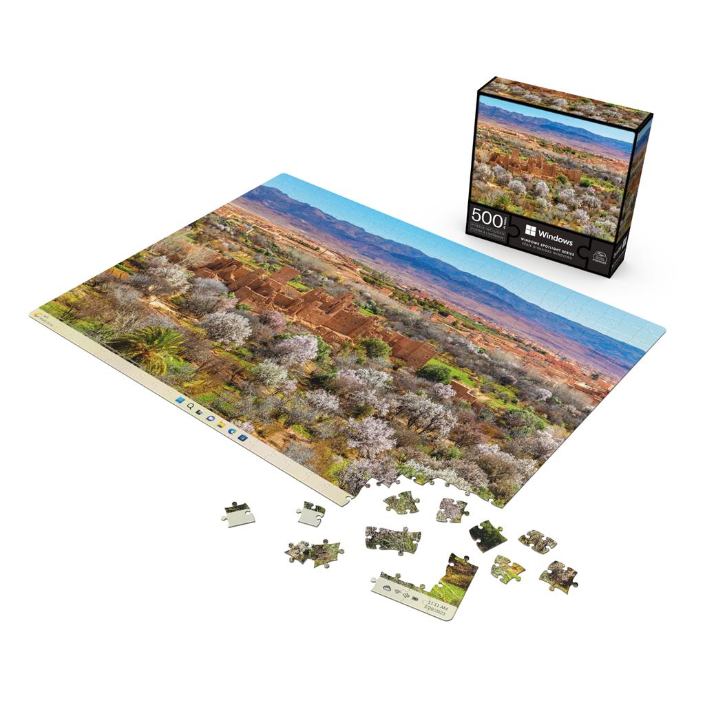 Spin Master Games 500pc Microsoft 3 pack puzzles