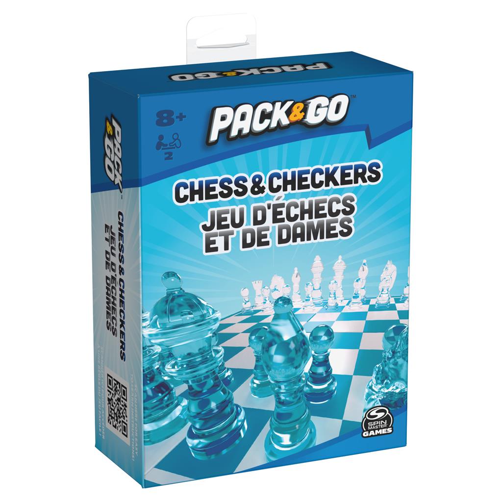 Pack & Go Chess & Checkers Board Game