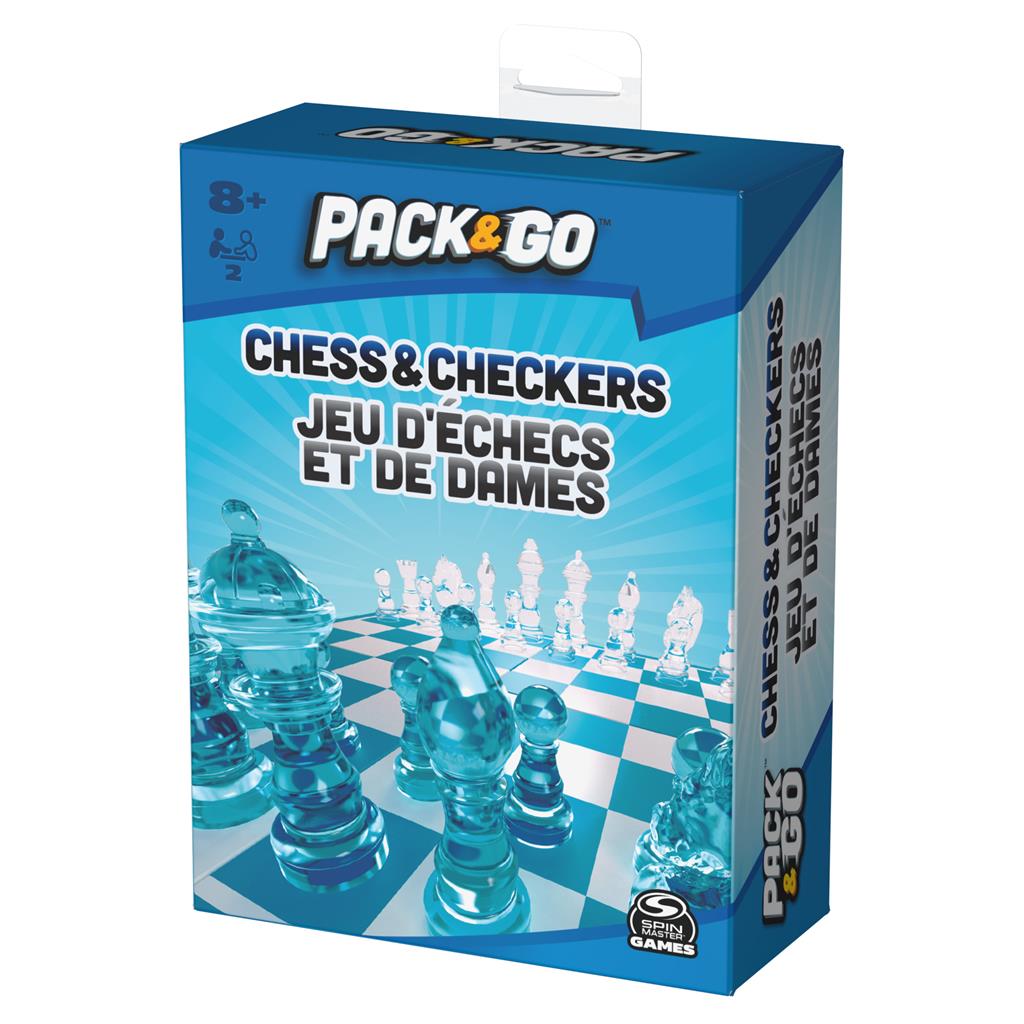 Pack & Go Chess & Checkers Board Game