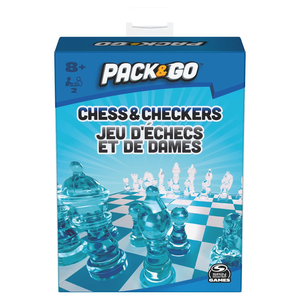 Pack & Go Chess & Checkers Board Game