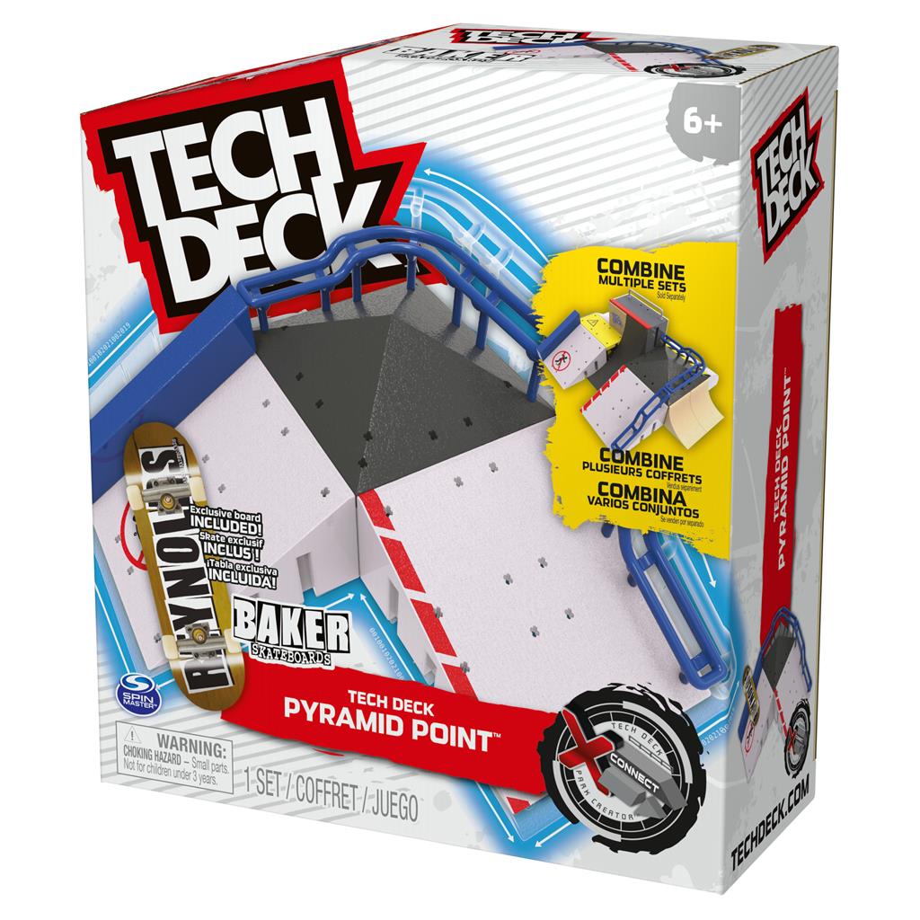 Tech Deck, Pyramid Point, X-Connect Park Creator, Customizable and ...