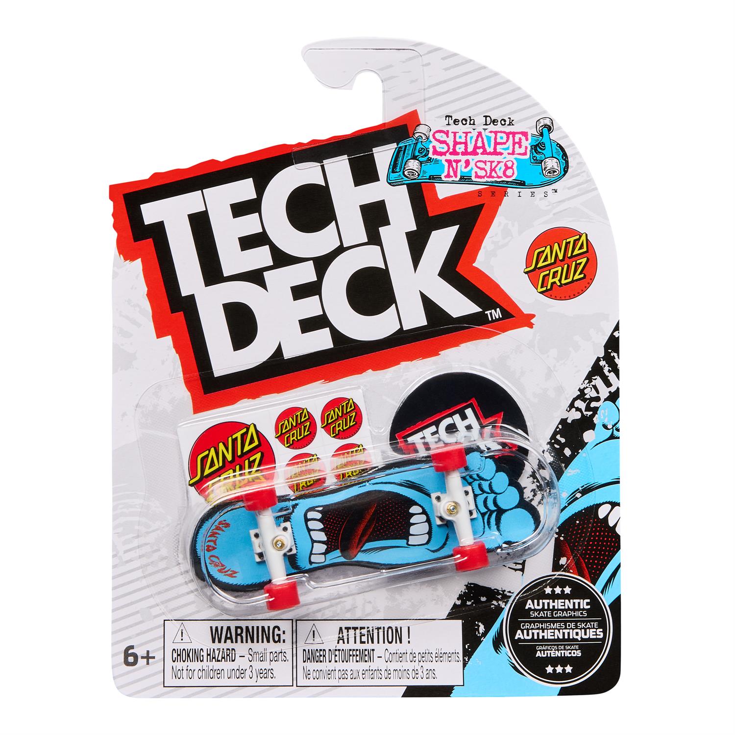 Tech Deck, 96mm Fingerboard Mini Skateboard with Authentic Designs ...