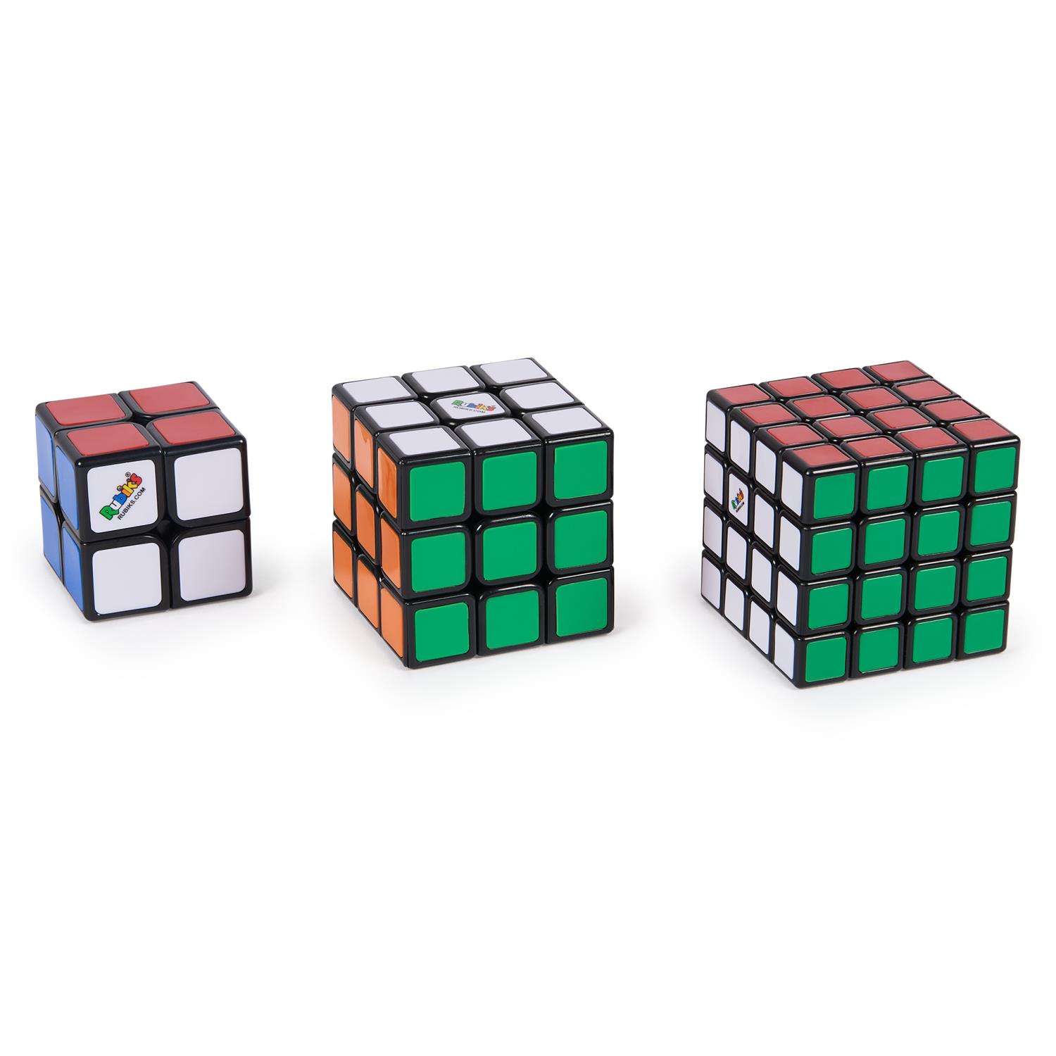 Rubik`s, Tiled Trio Bundle 2x2 Mini 3x3 Cube 4x4 Master