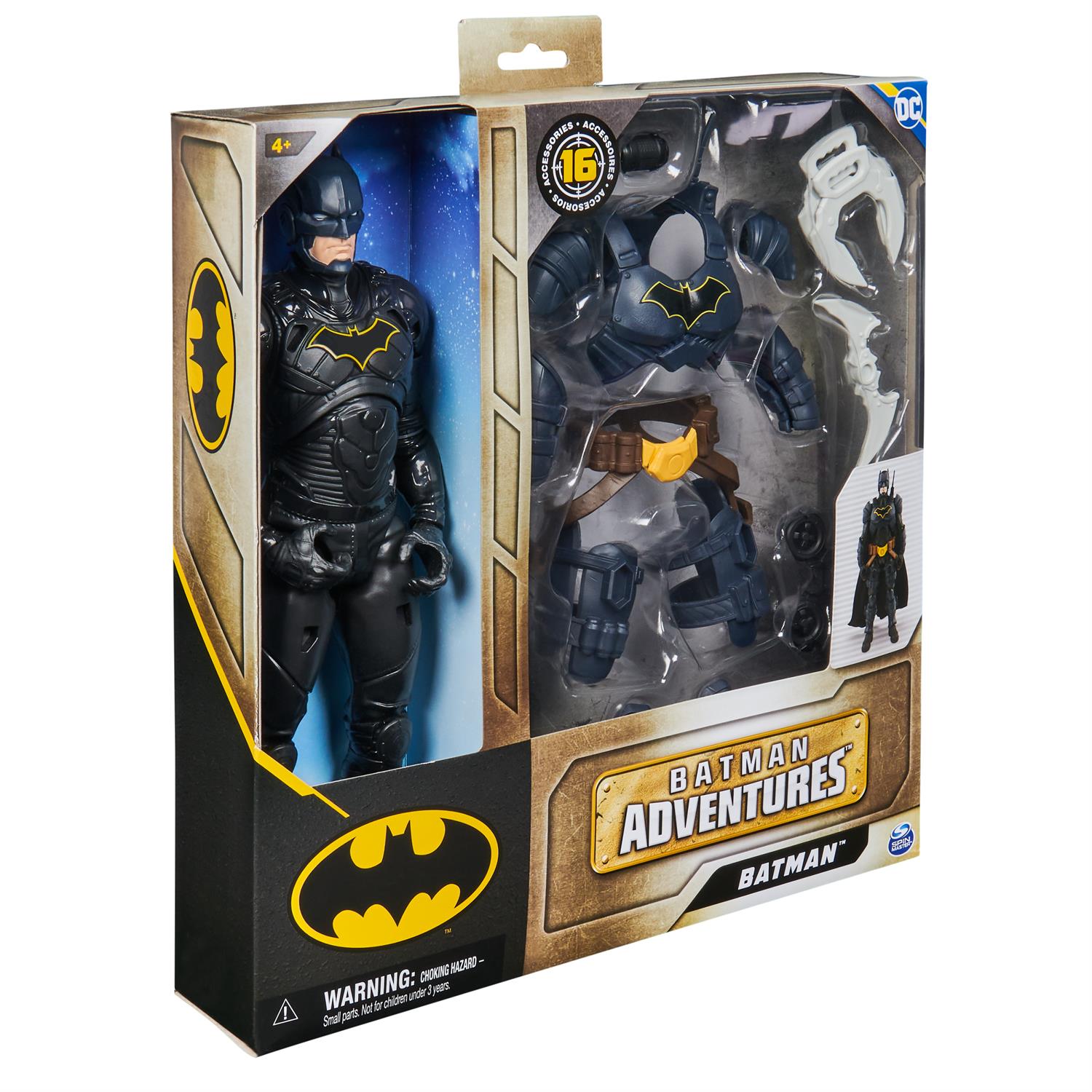 DC Comics, Batman Adventures, Batman Action Figure with 16 Armor ...