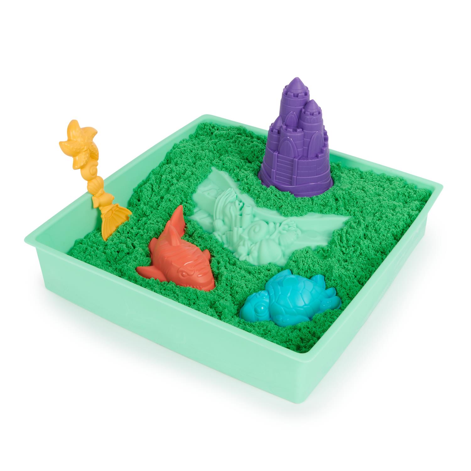 Kinetic Sand Sandbox Set, 1lb Play Sand Assortment