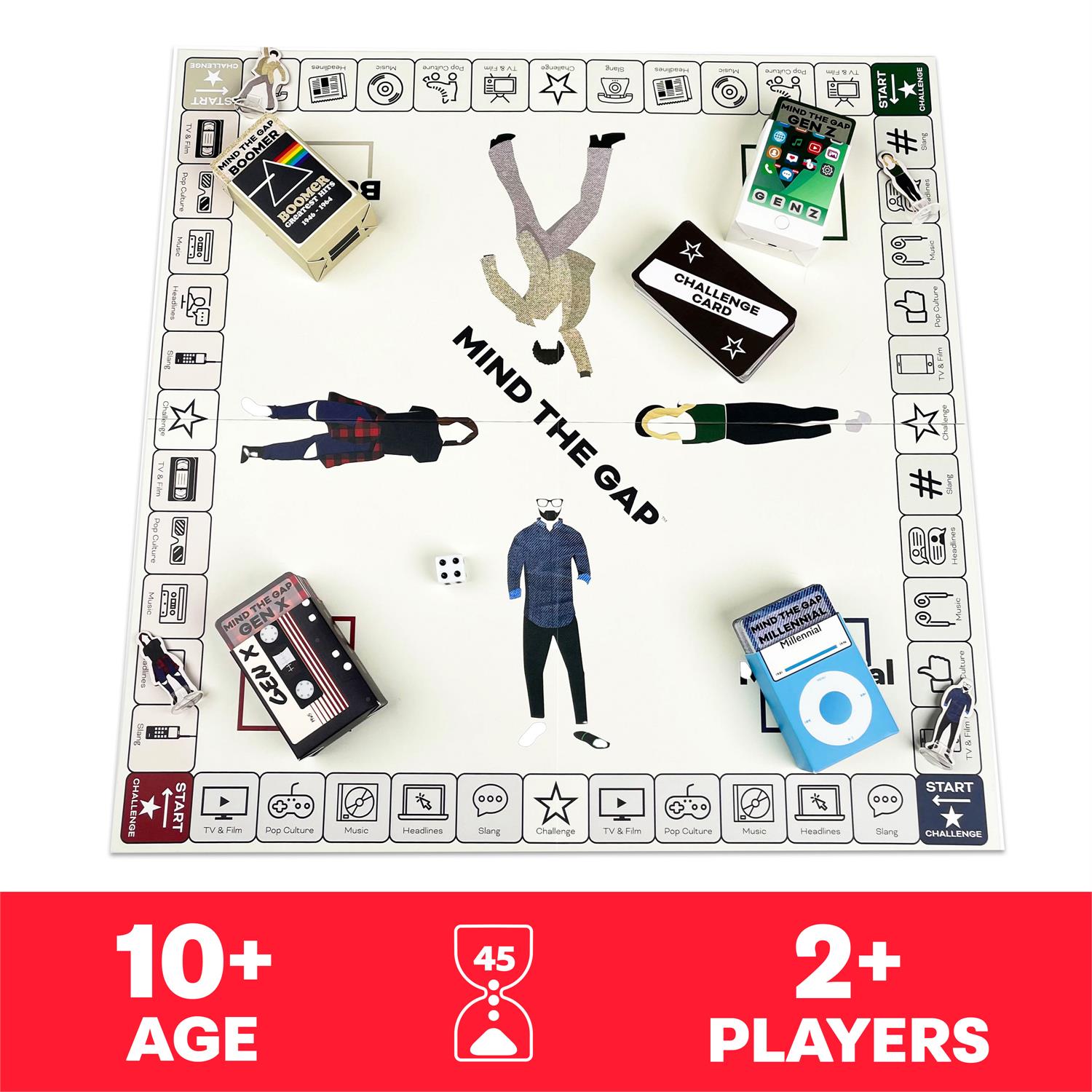 Solid Roots Mind the Gap Deluxe- A Trivia Board Game for the ...