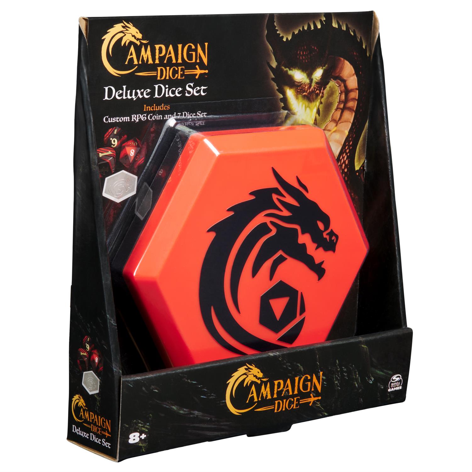 Campaign Dice, Premium Dice to Go Set Polyhedron Role-Playing Board ...