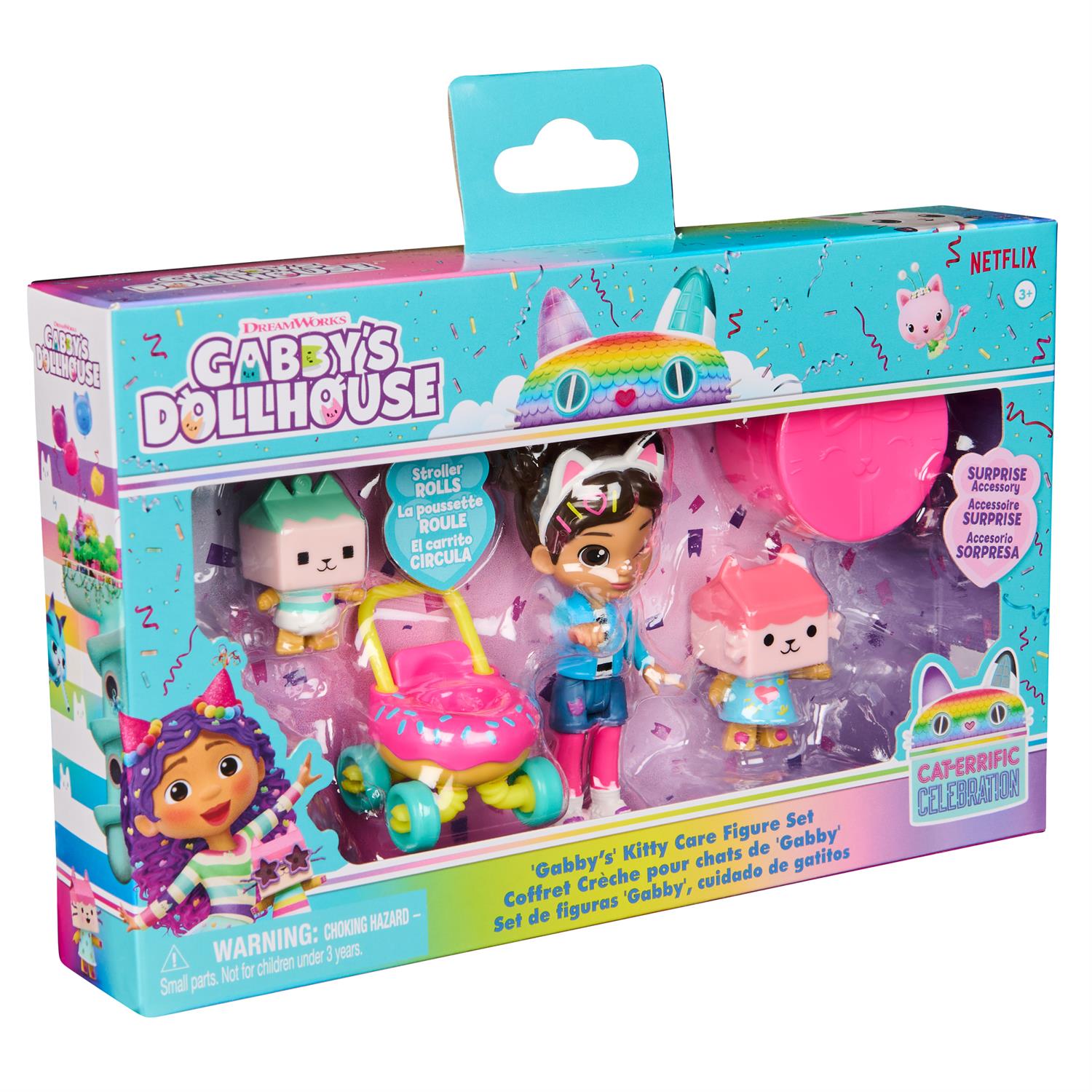 Gabby`s Dollhouse, Kitty Care Figure Set