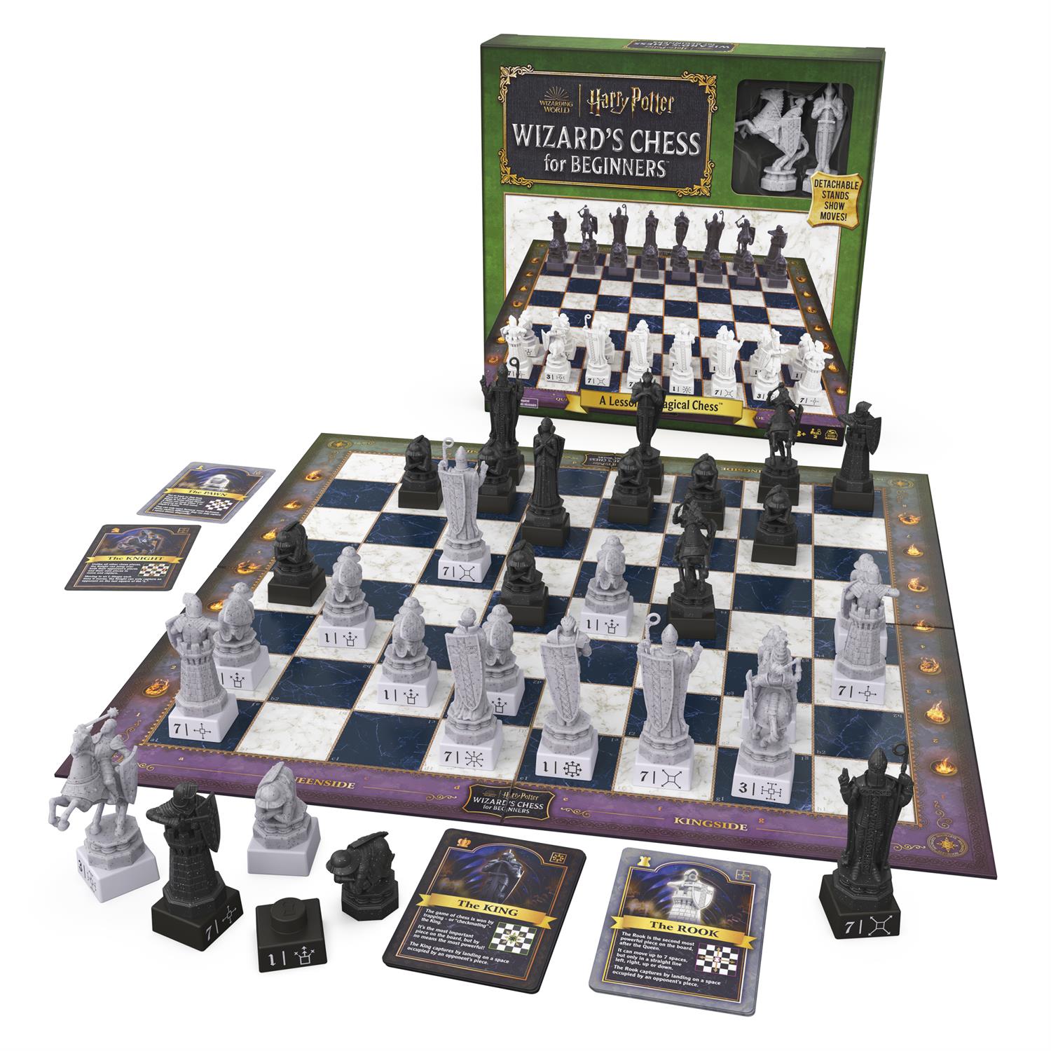 Wizarding World of Harry Potter Chess Teacher, Beginner Chess Set