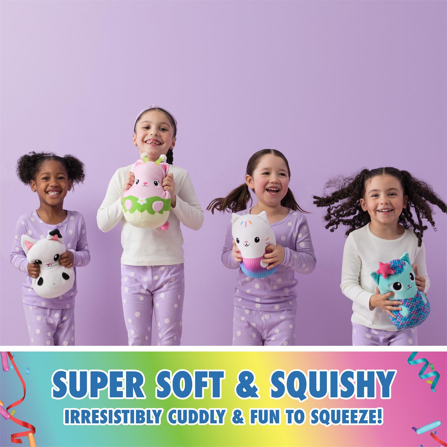 Pandy Paws Squishy Plush, 12 in