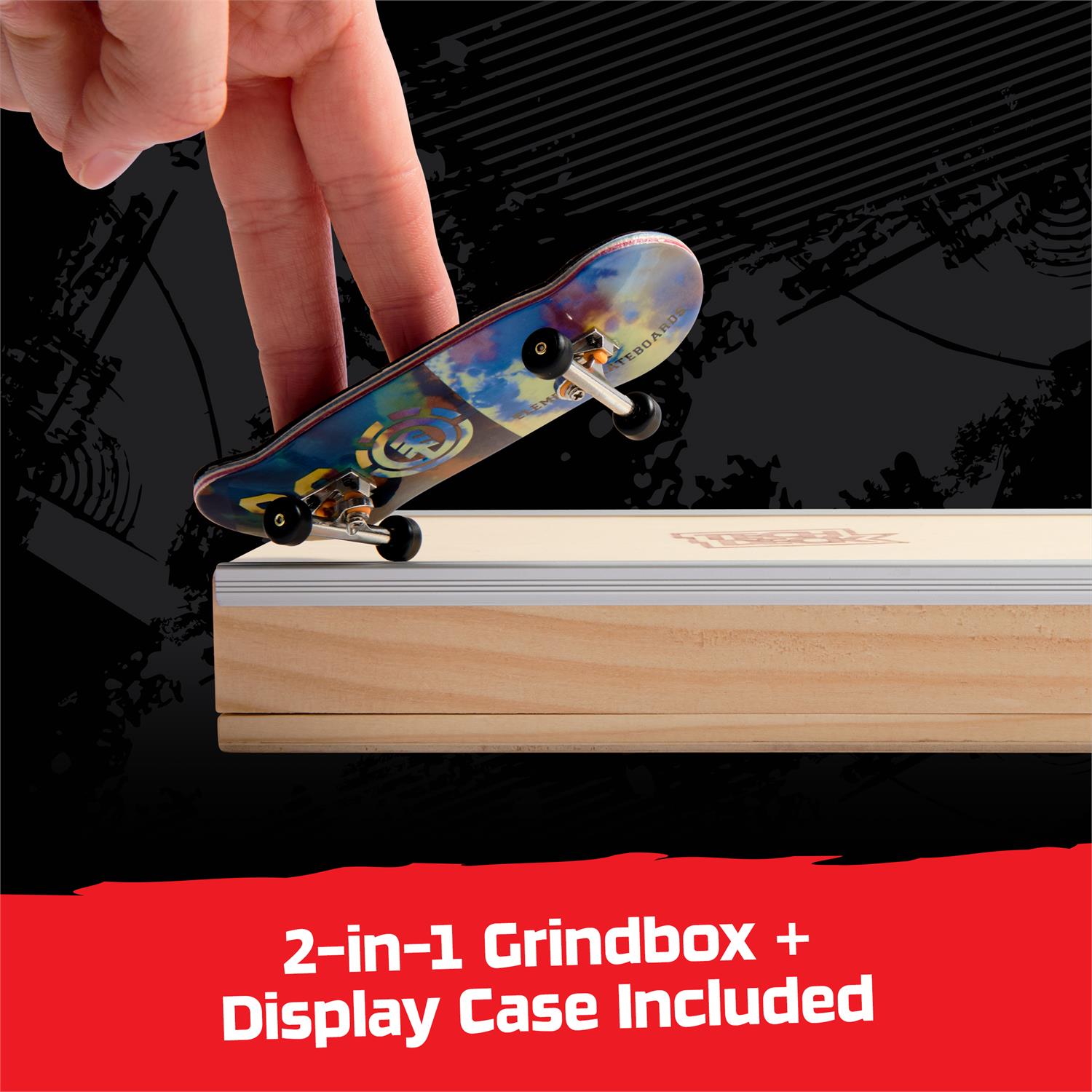 Tech Deck, Element Pro Series Finger Board with Storage Display