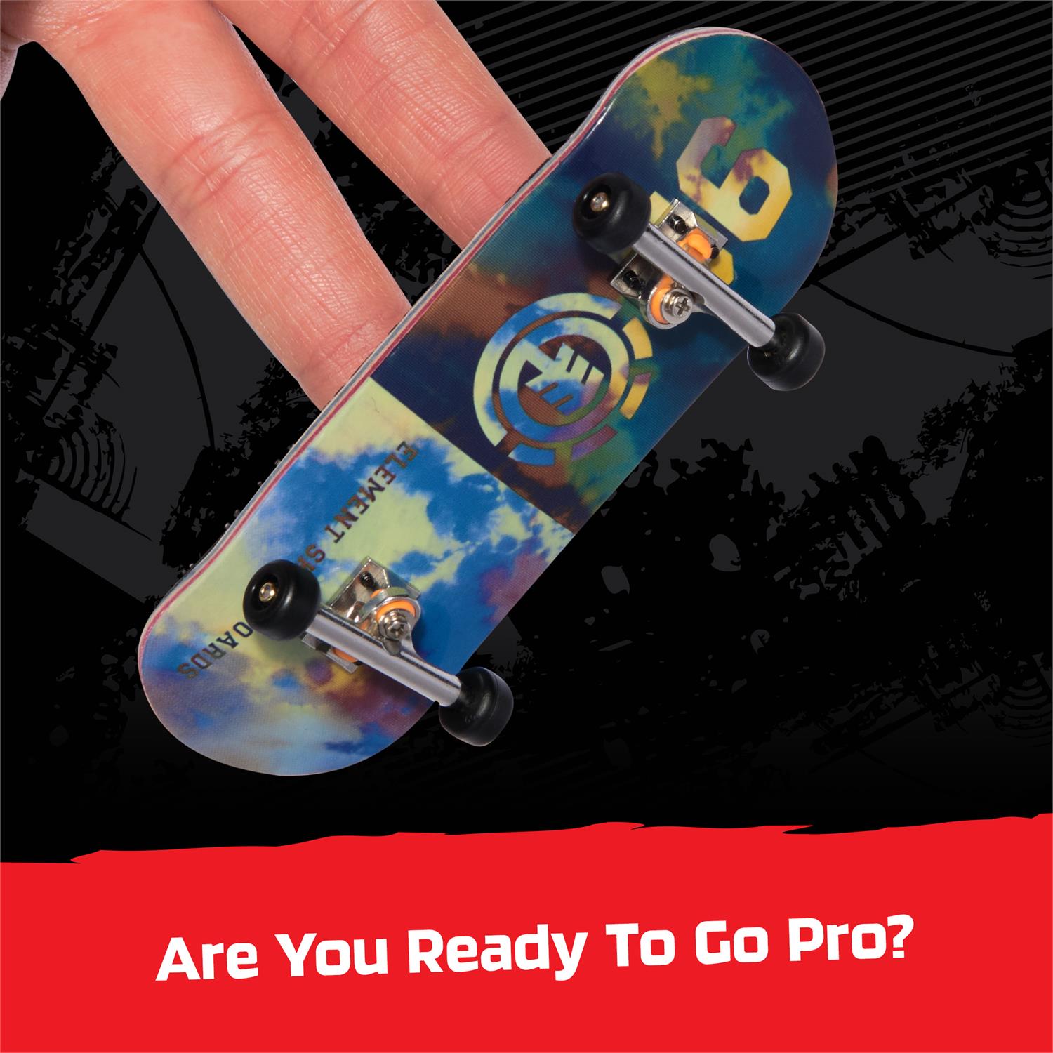 Tech Deck, Element Pro Series Finger Board with Storage Display