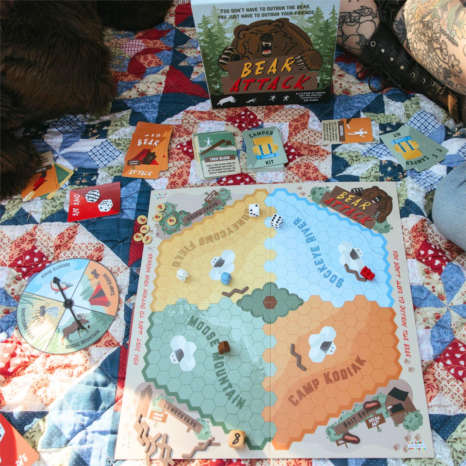 Solid Roots Bear Attack Game