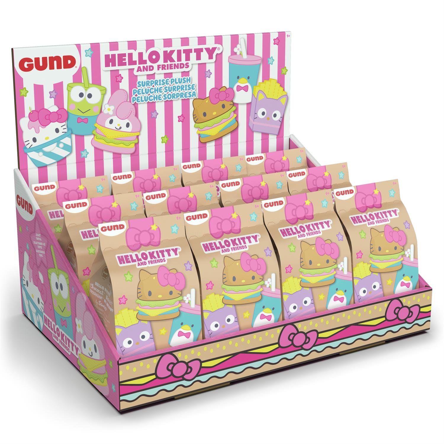 Hello Kitty and Friends Fast Food Surprise Blind Box, 4 in