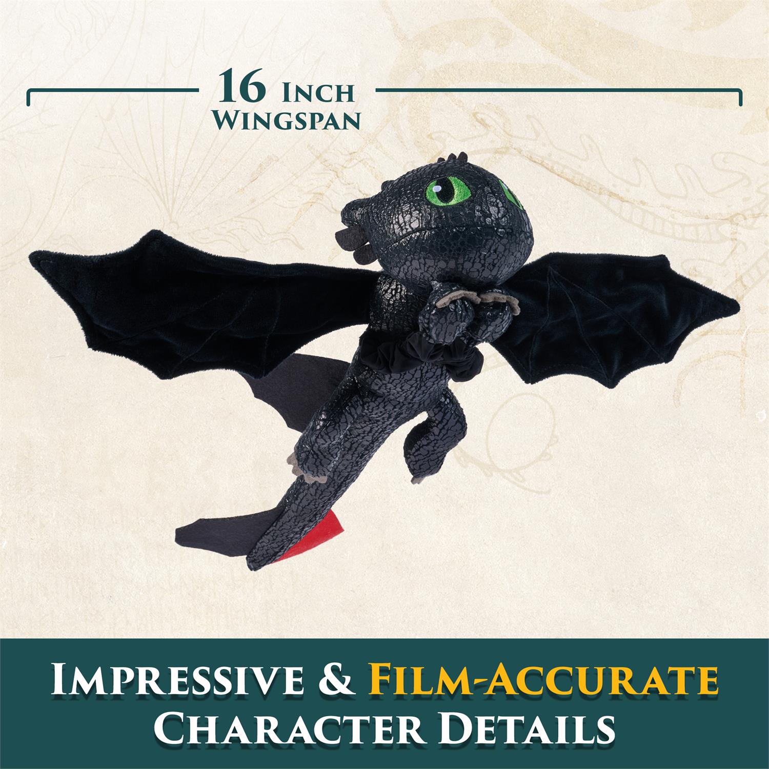 toothless dragon wingspan