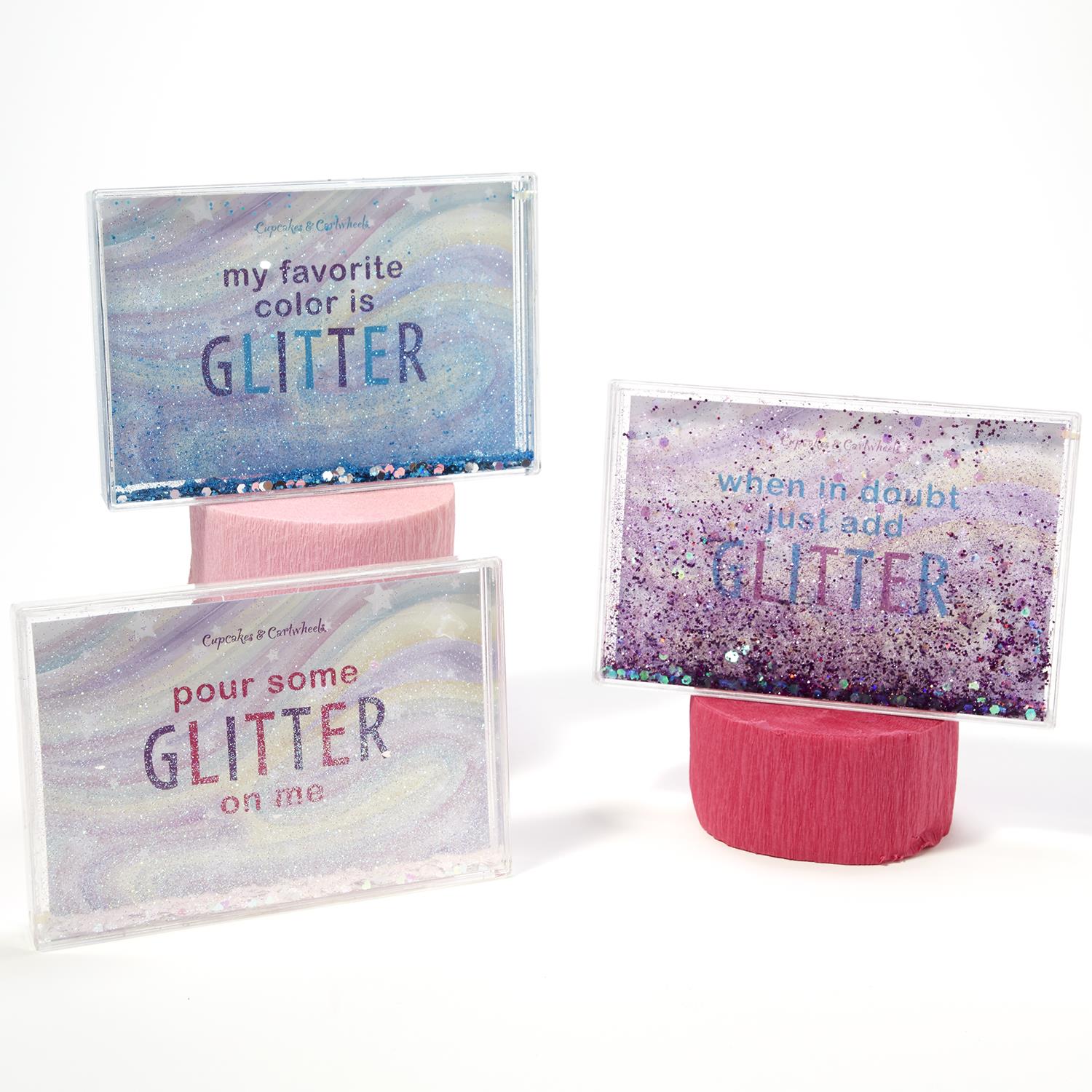 Glitter Liquid Frame Asst 3 Colors