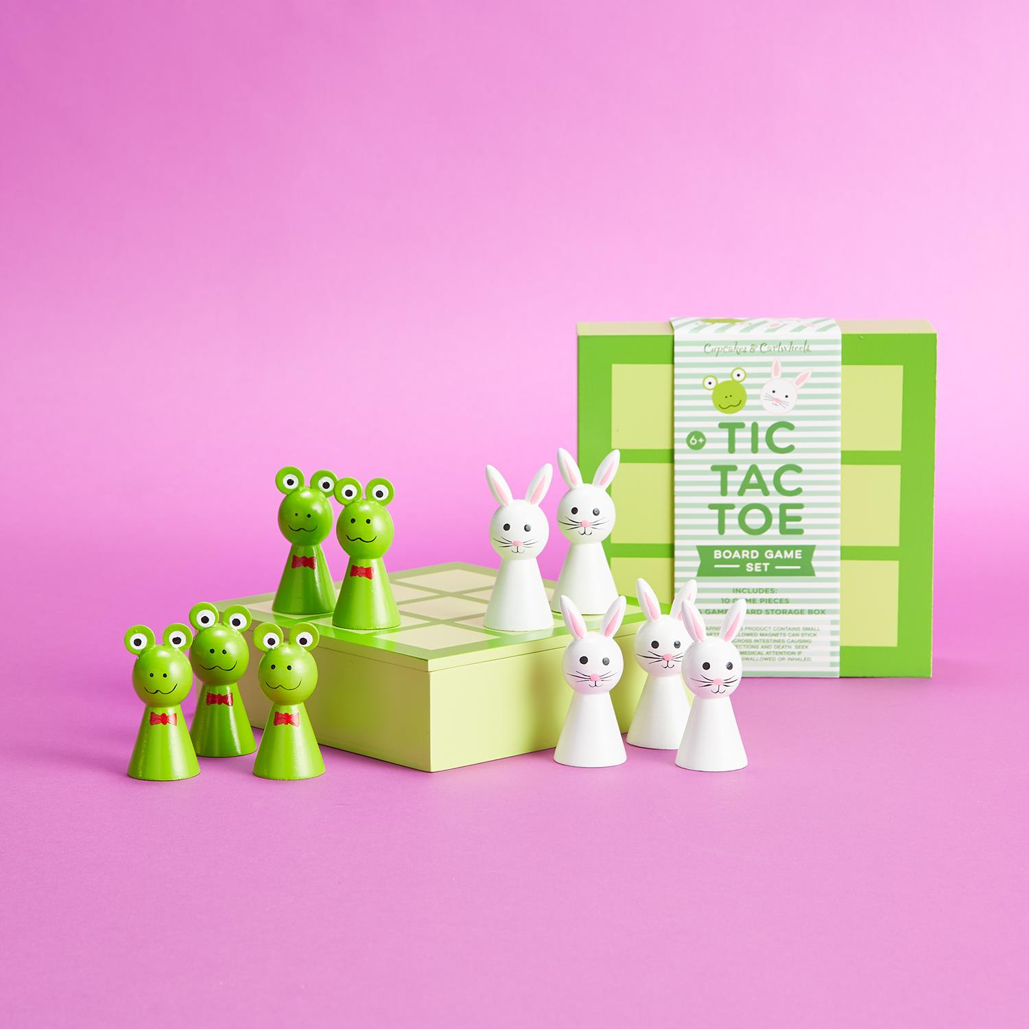 Frog & Bunny Tic Tac Toe Game Set