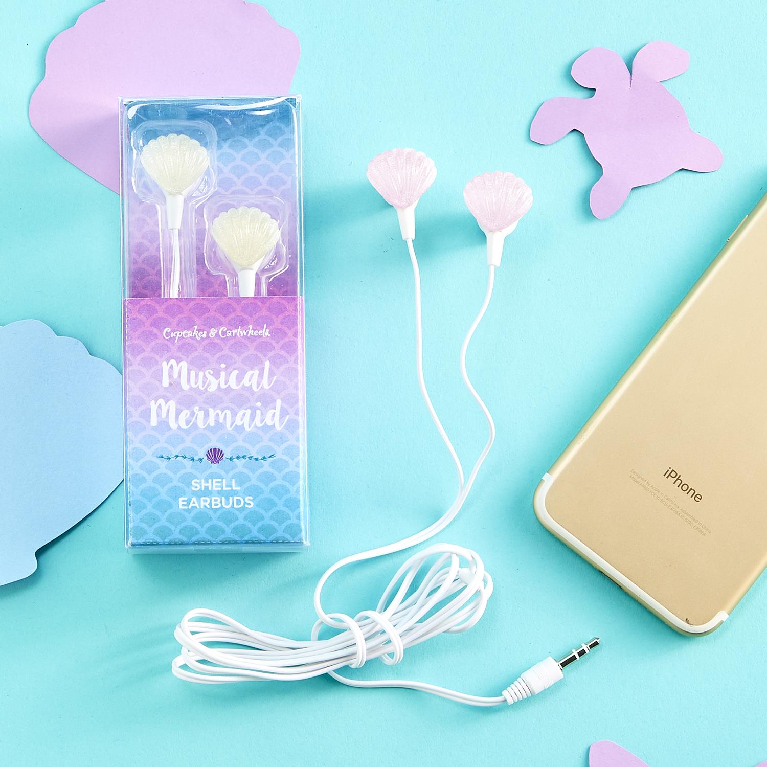 24 Mermaid Pc Earbuds Un in Countertop Display Asst 2 Colors