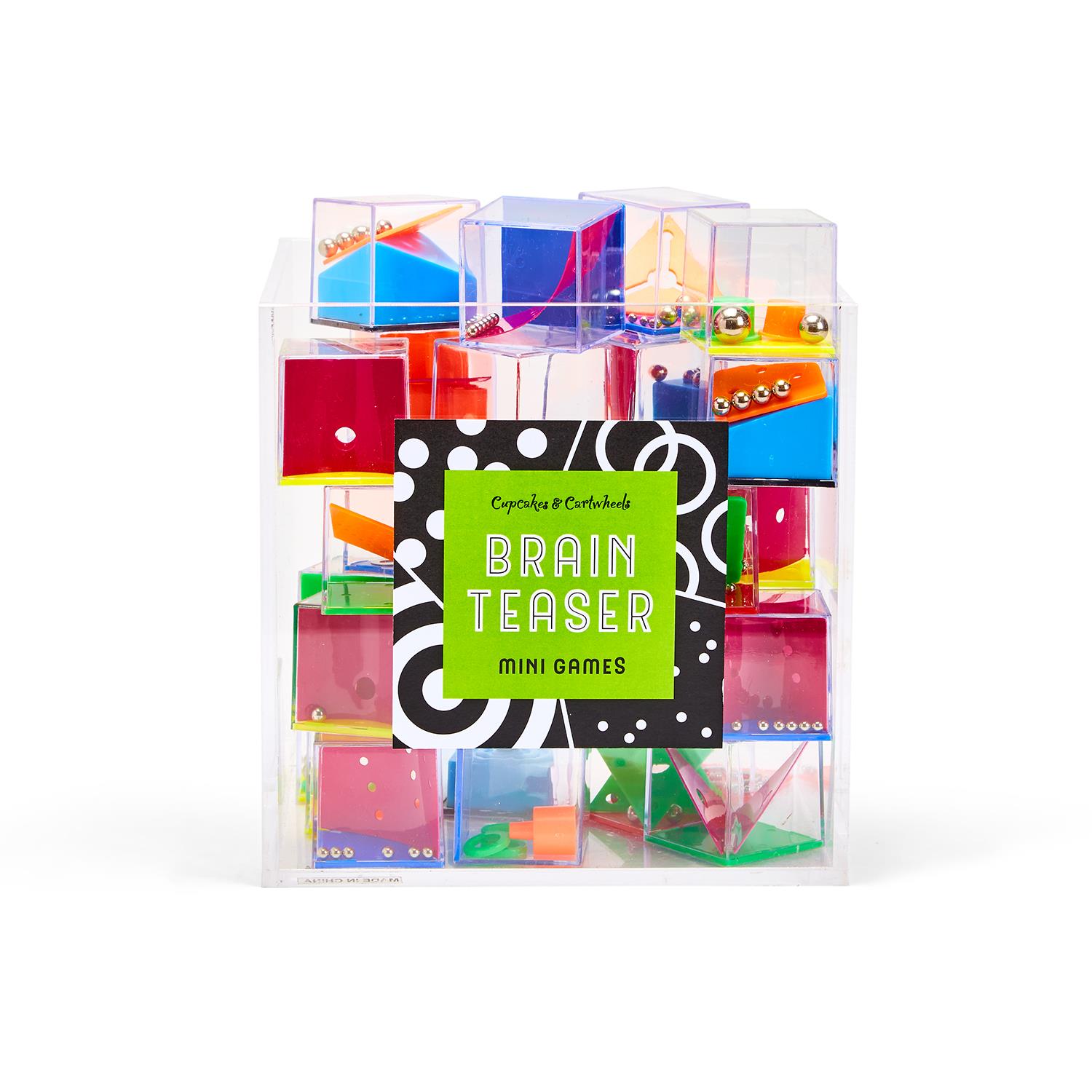 48 Pc Mini Brain Teaser Game Un w/Countertop Display Incl 4 Styles