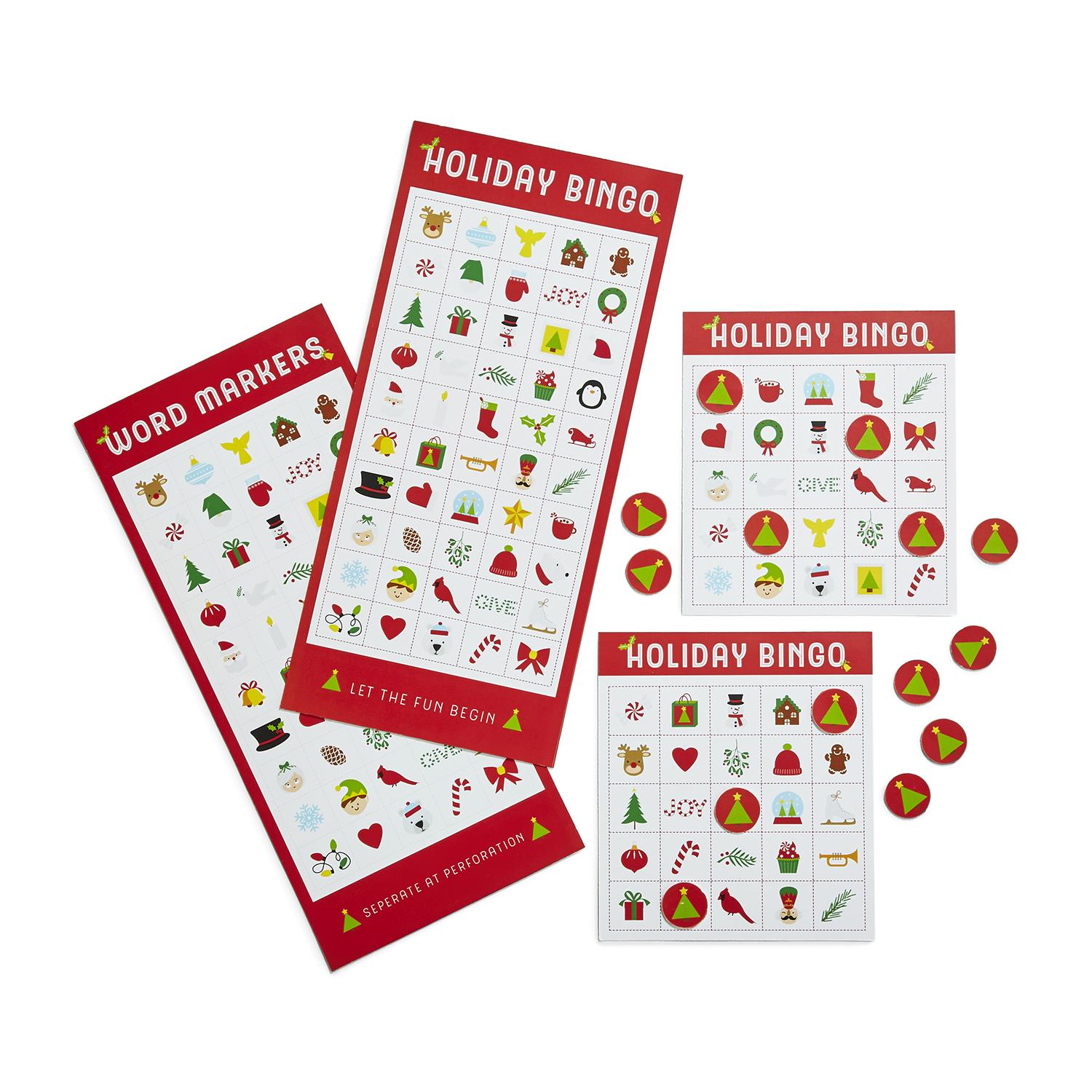 Holiday Bingo Game in Gift Box