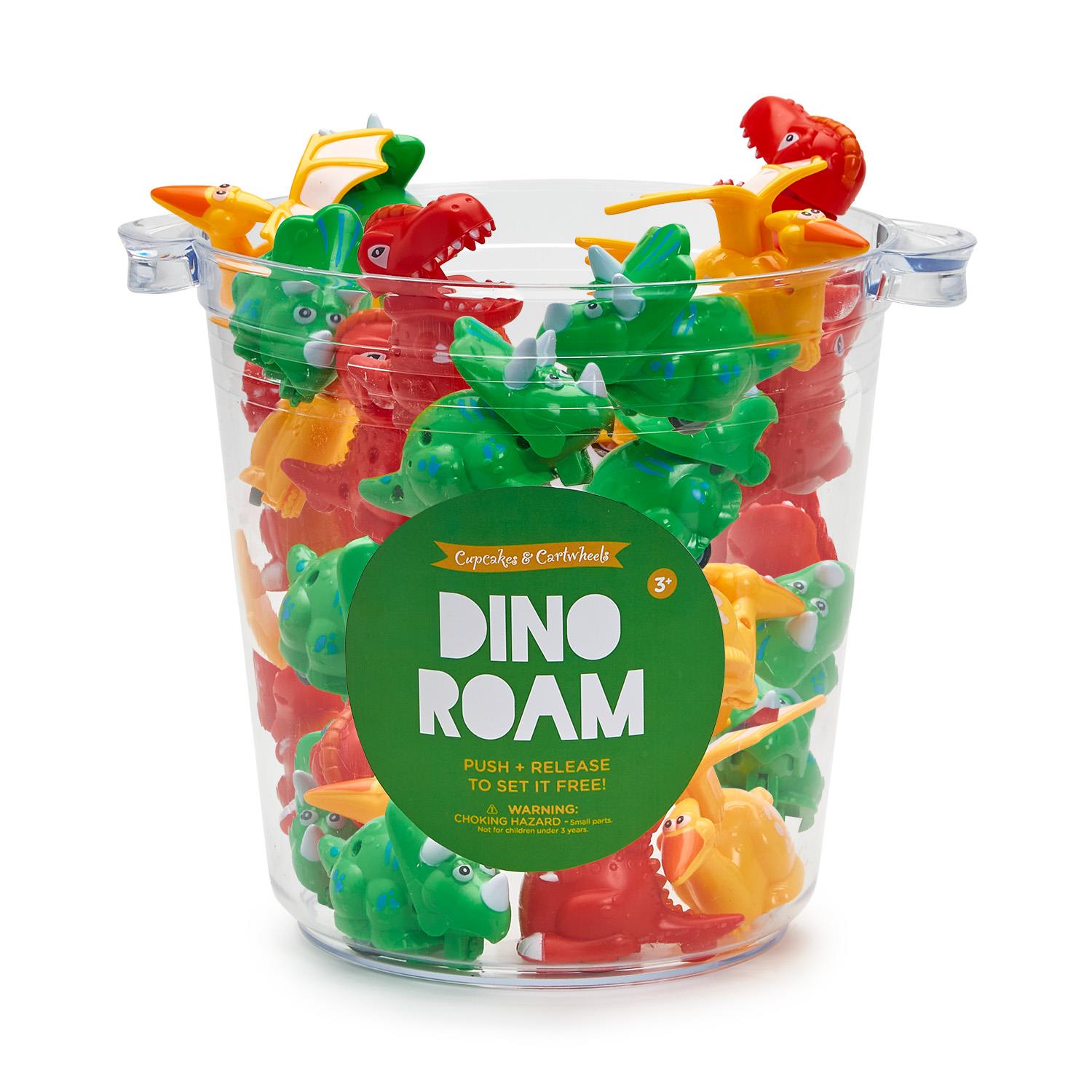 Roar-Some Run 30 Pc Push-and-Release Dinosaur Unit with Bucket Display ...