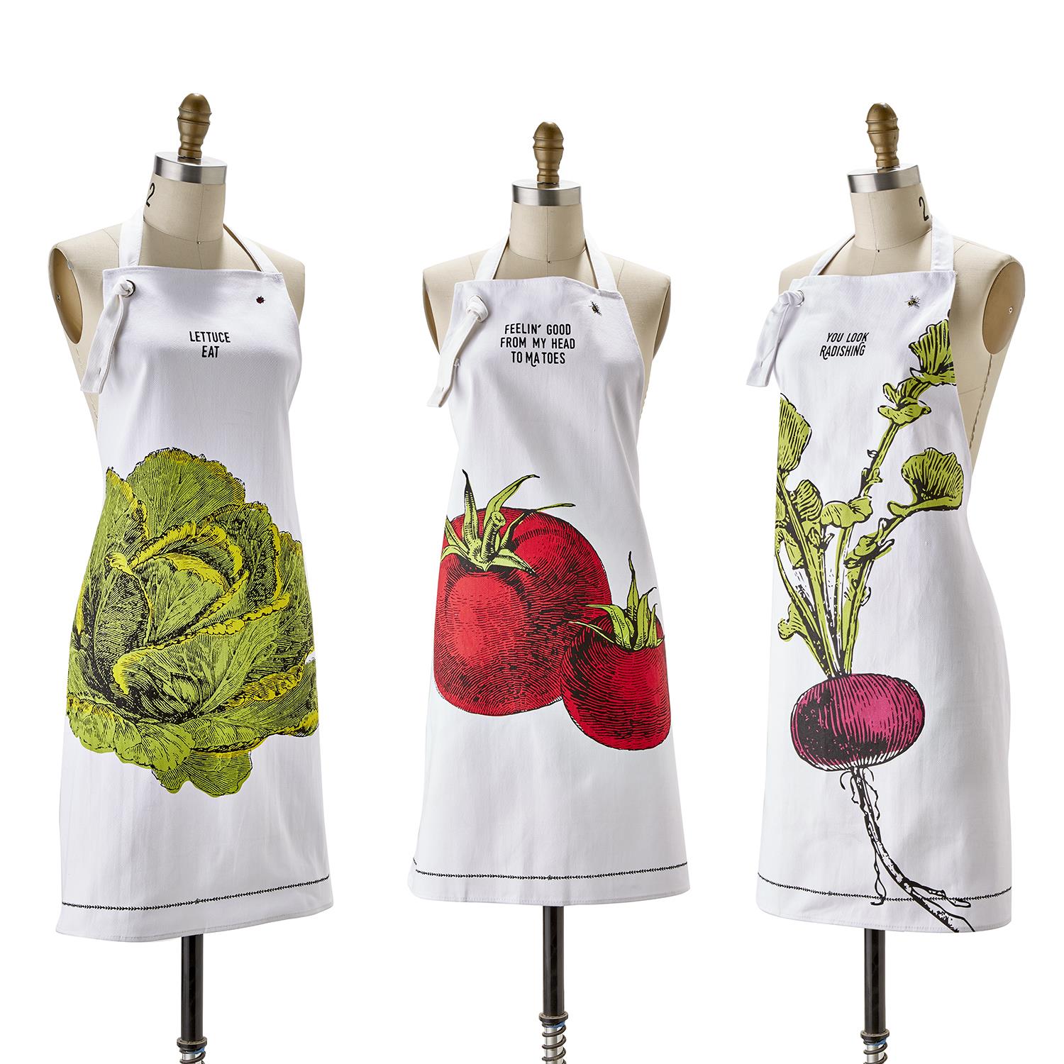 Farm To Table Apron in Mason Jar Asst 3 Designs
