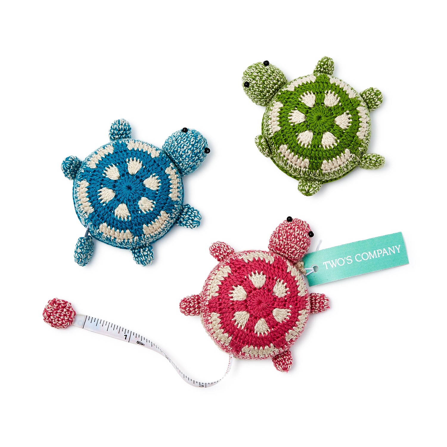 Turtle Hand-Crocheted Measuring Tape A/3 Colors