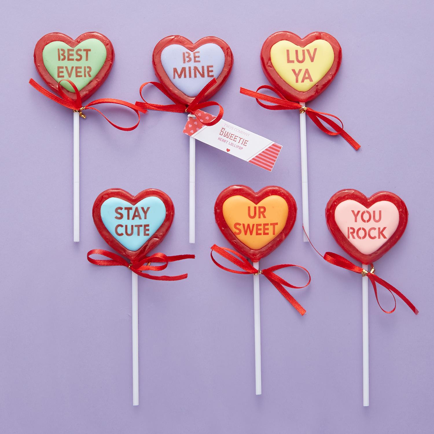 Refill 96 Pc Heart Lollipop Un Asst 6