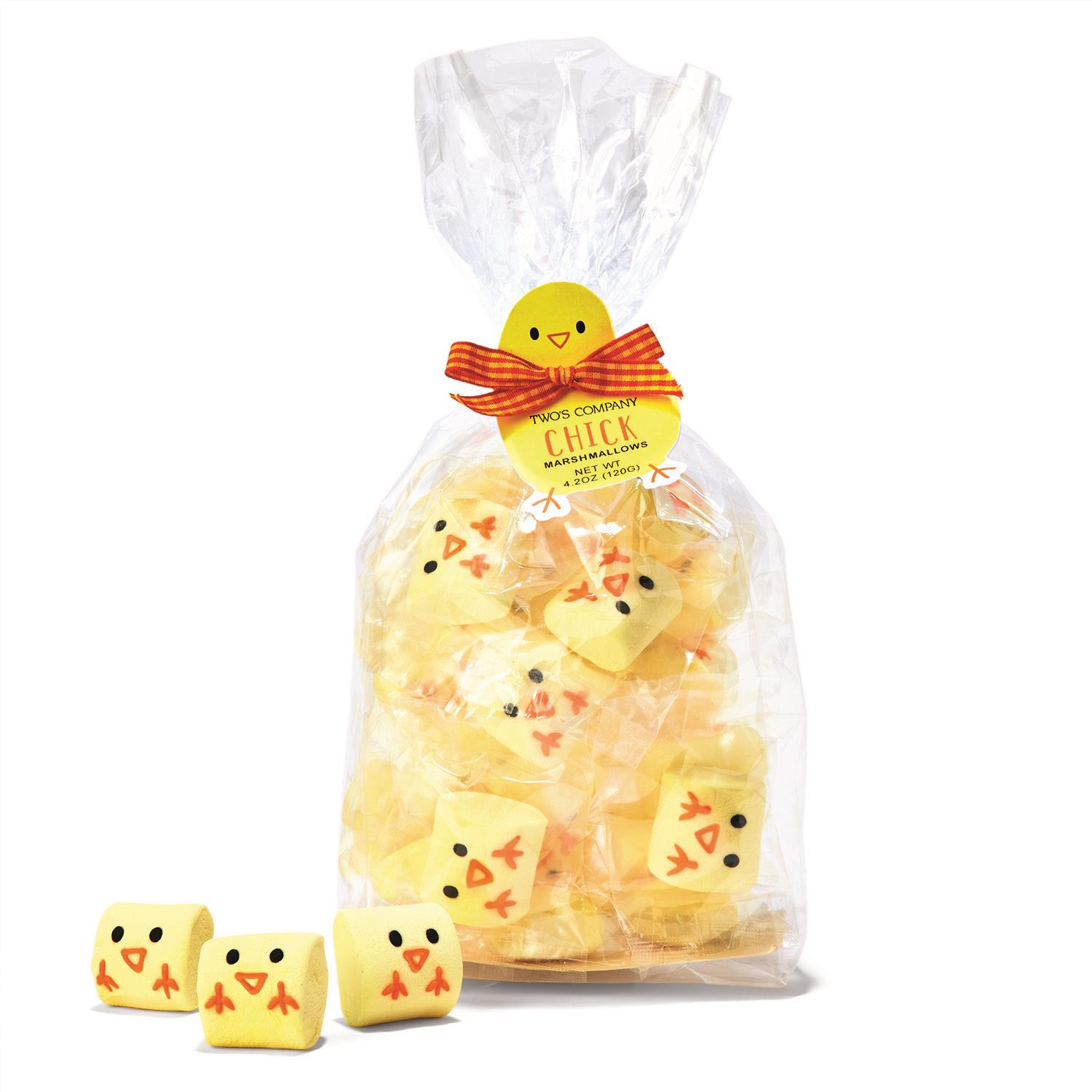 Easter Chick Marshmallow Candy In Gift Bag