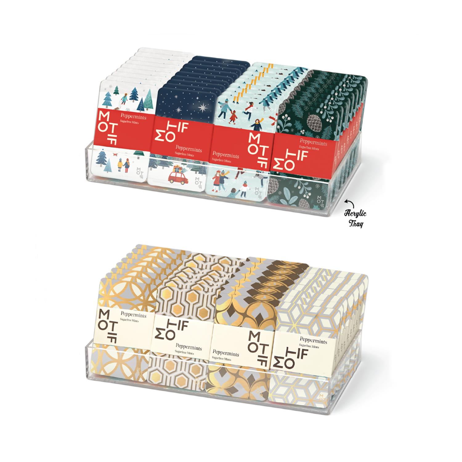 Motif Holiday Assortment Mints Includes 2 Units Assorted 4 Designs