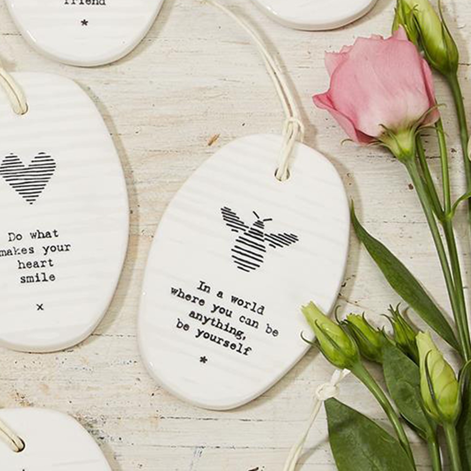 You Can Be Anything Oval Ornament -Porcelain