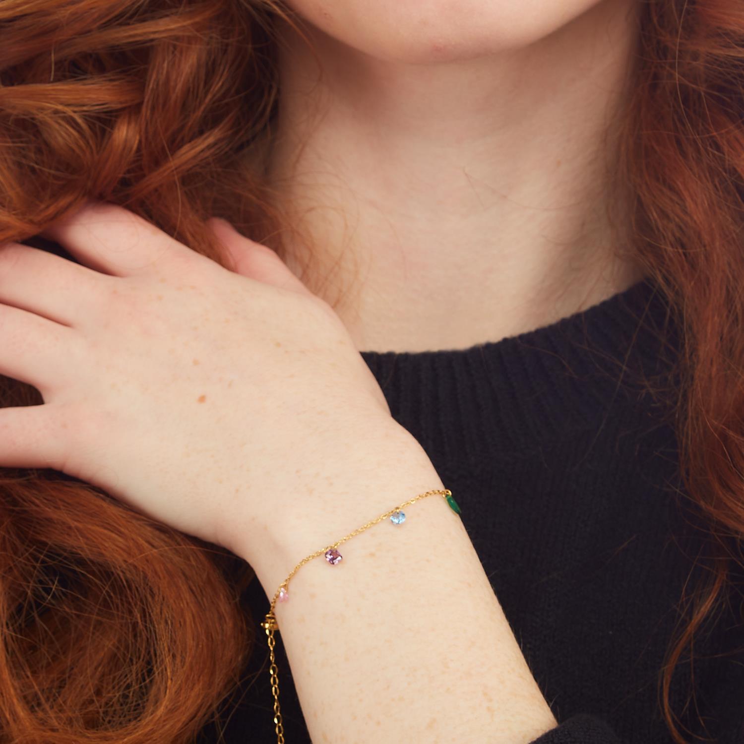 Dainty Necklace and Bracelet Set