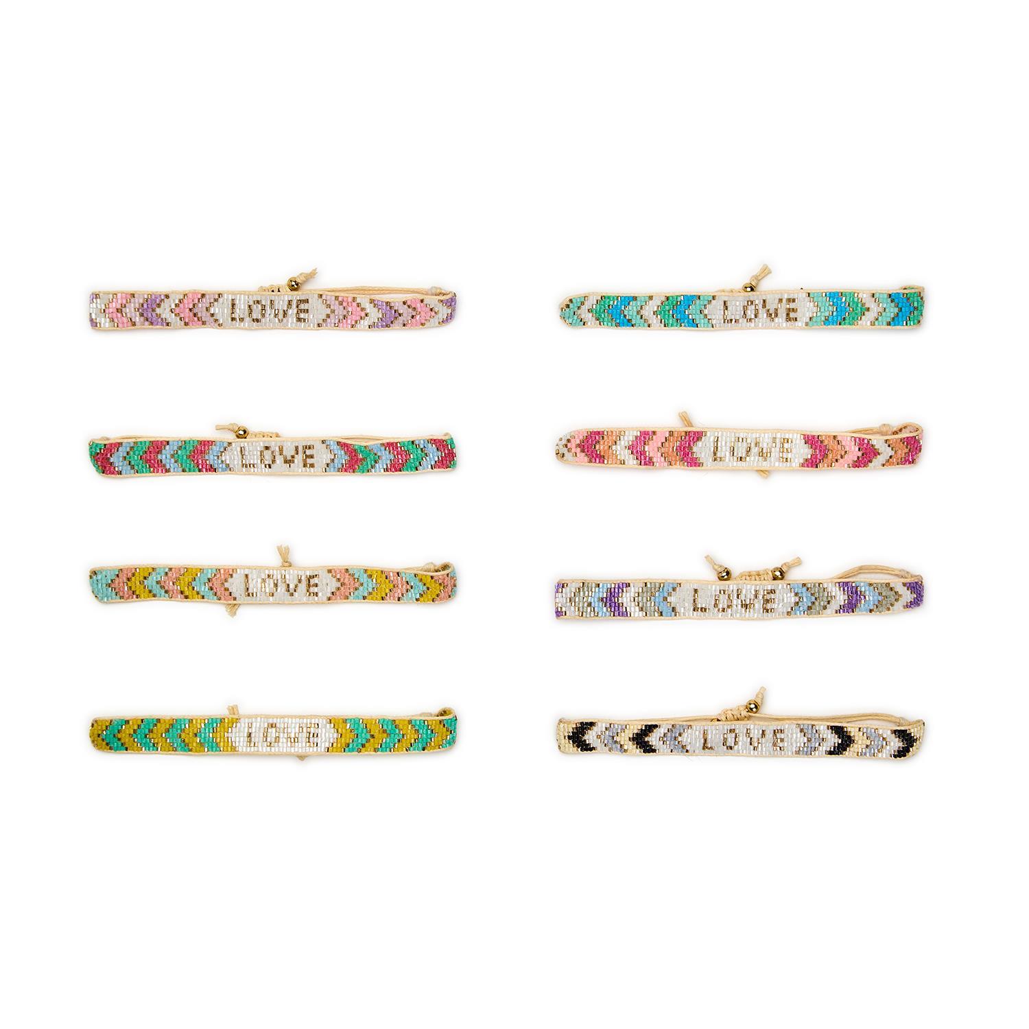 Hand Beaded Love Bracelet A/8