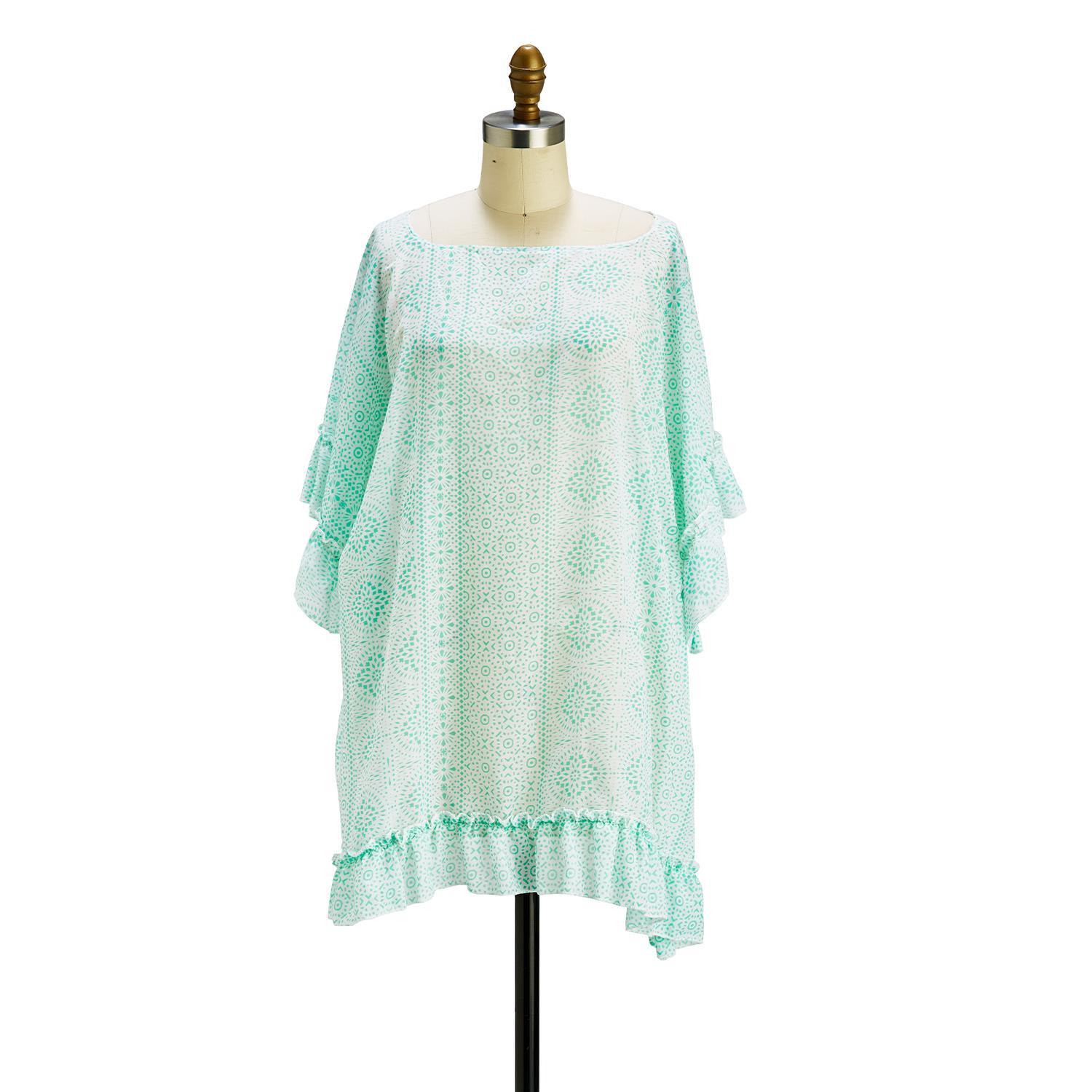Lightweight Ruffle Cover-Up Assorted 3 Colors